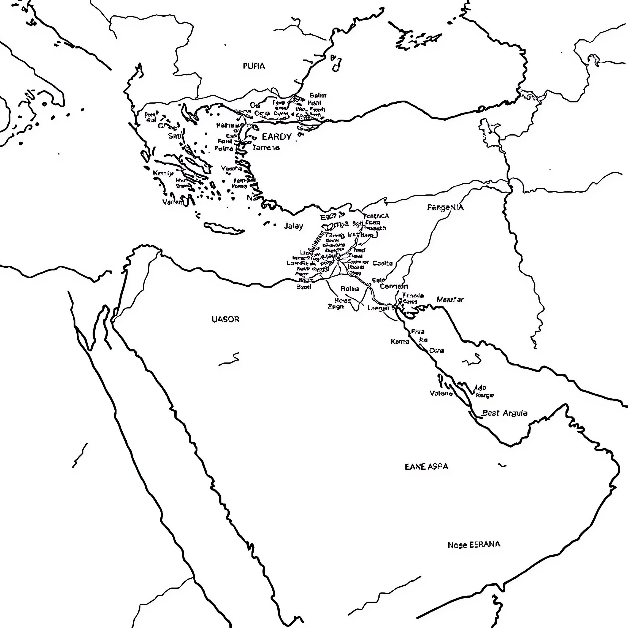 120 Best Map Coloring Pages (Free Printable PDFs)