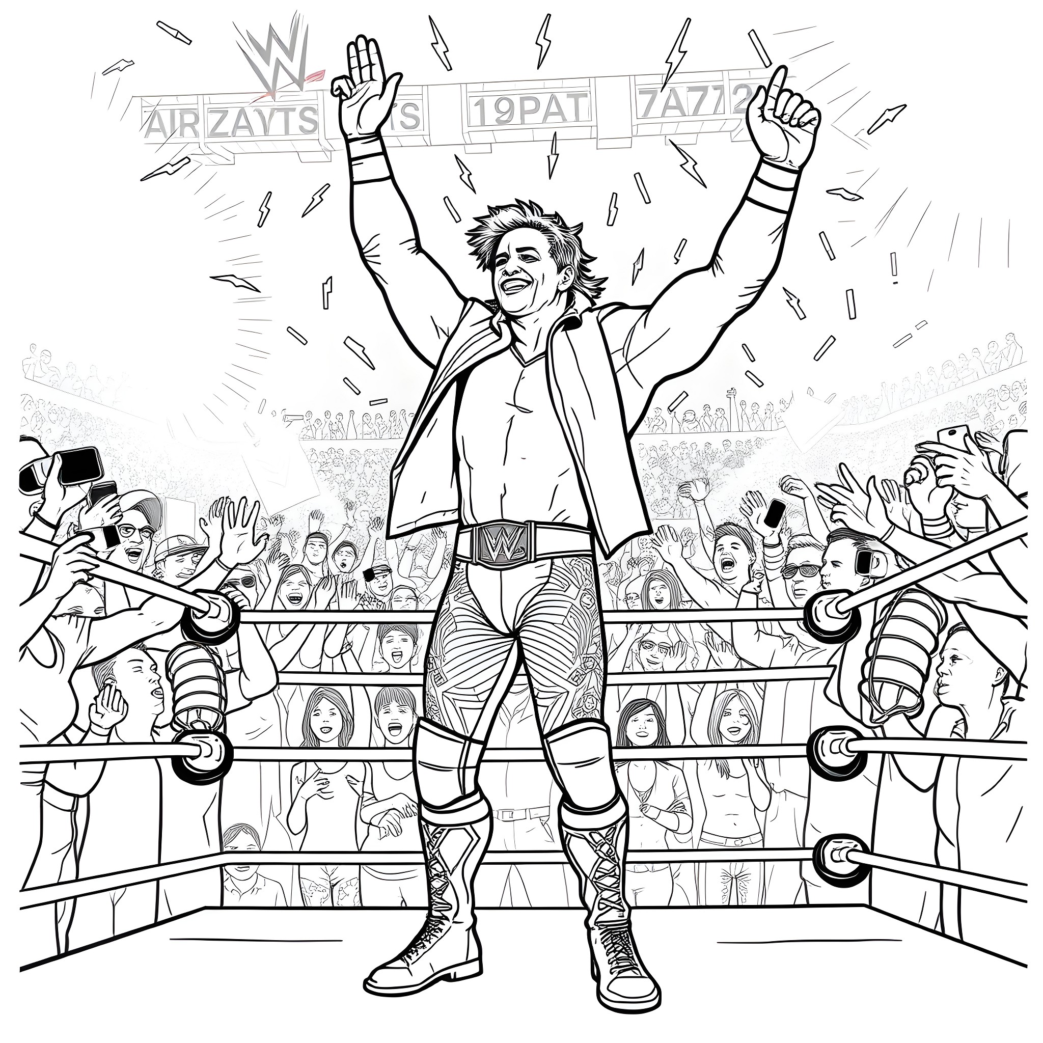 Best Cody Rhodes Coloring Pages (Free Printable PDF)