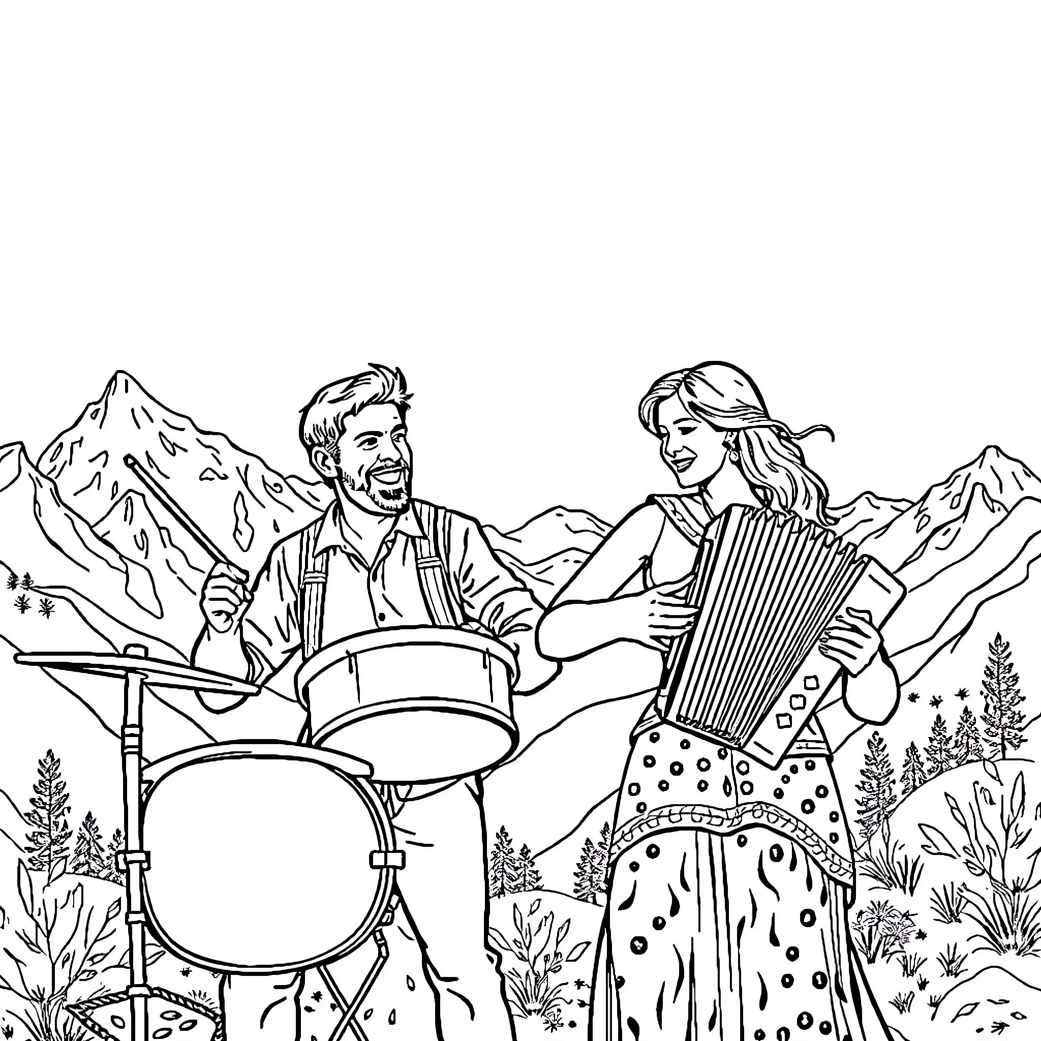 Best Musician Coloring Pages (Free Printable PDF)