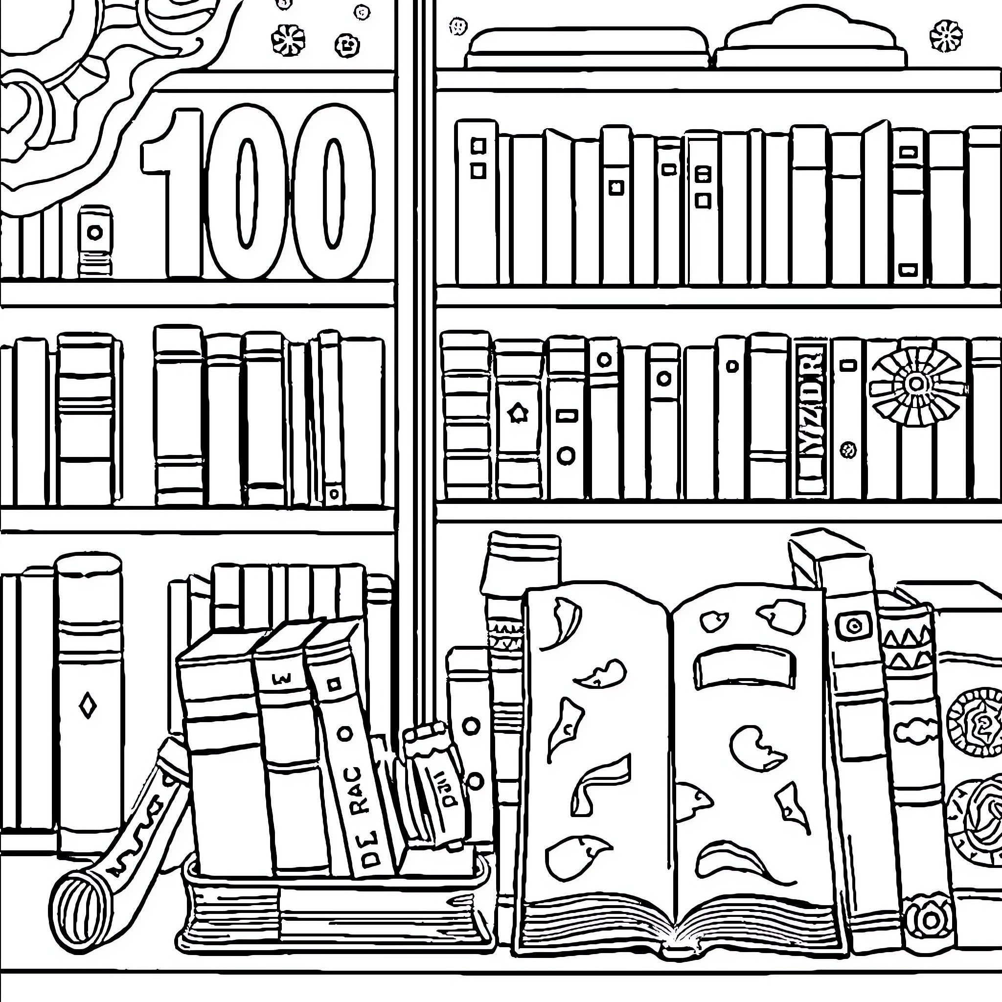 Best Book Coloring Pages (Free Printable PDF)