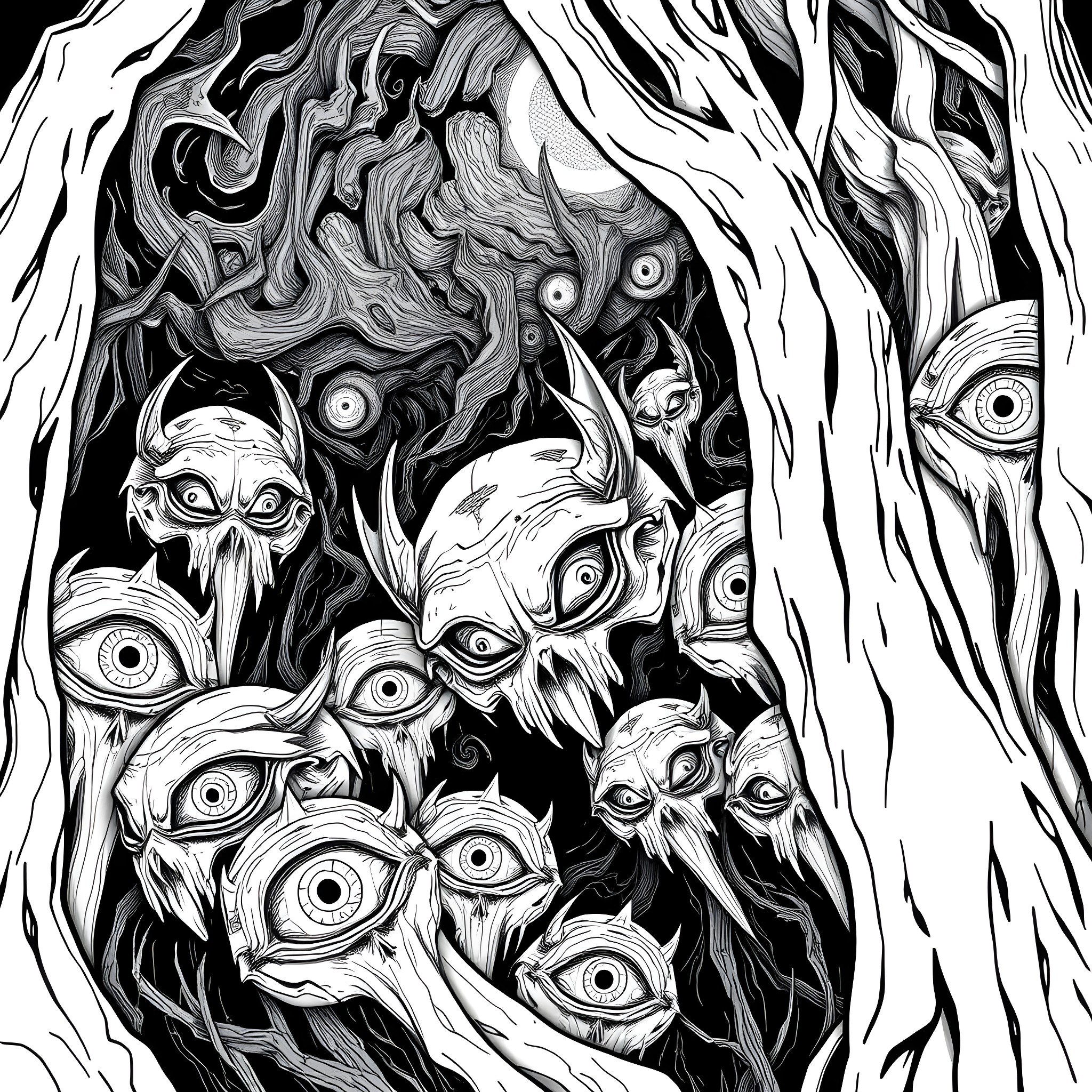 Best Wendigo Coloring Pages (Free Printable PDF)