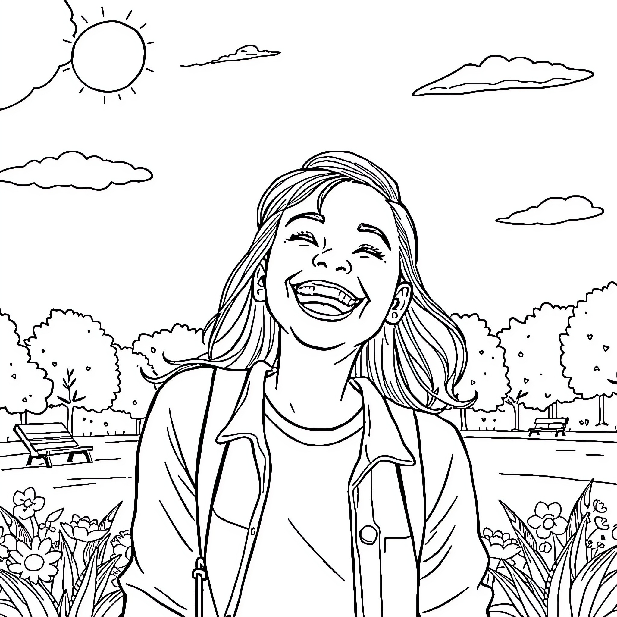 Best Happy Coloring Pages (Free Printable PDF)