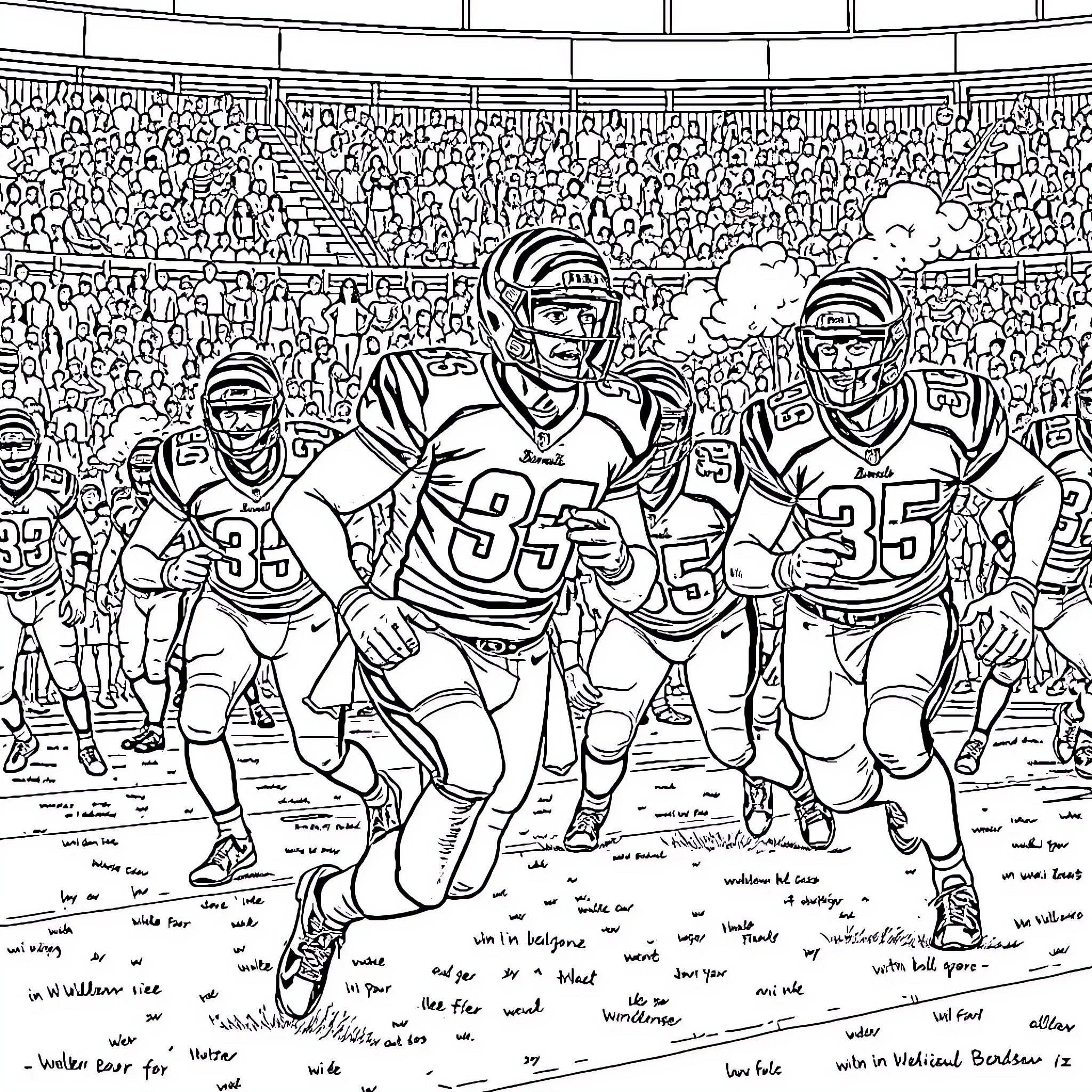 Best Cincinnati Bengals Coloring Pages (Free Printable PDF)