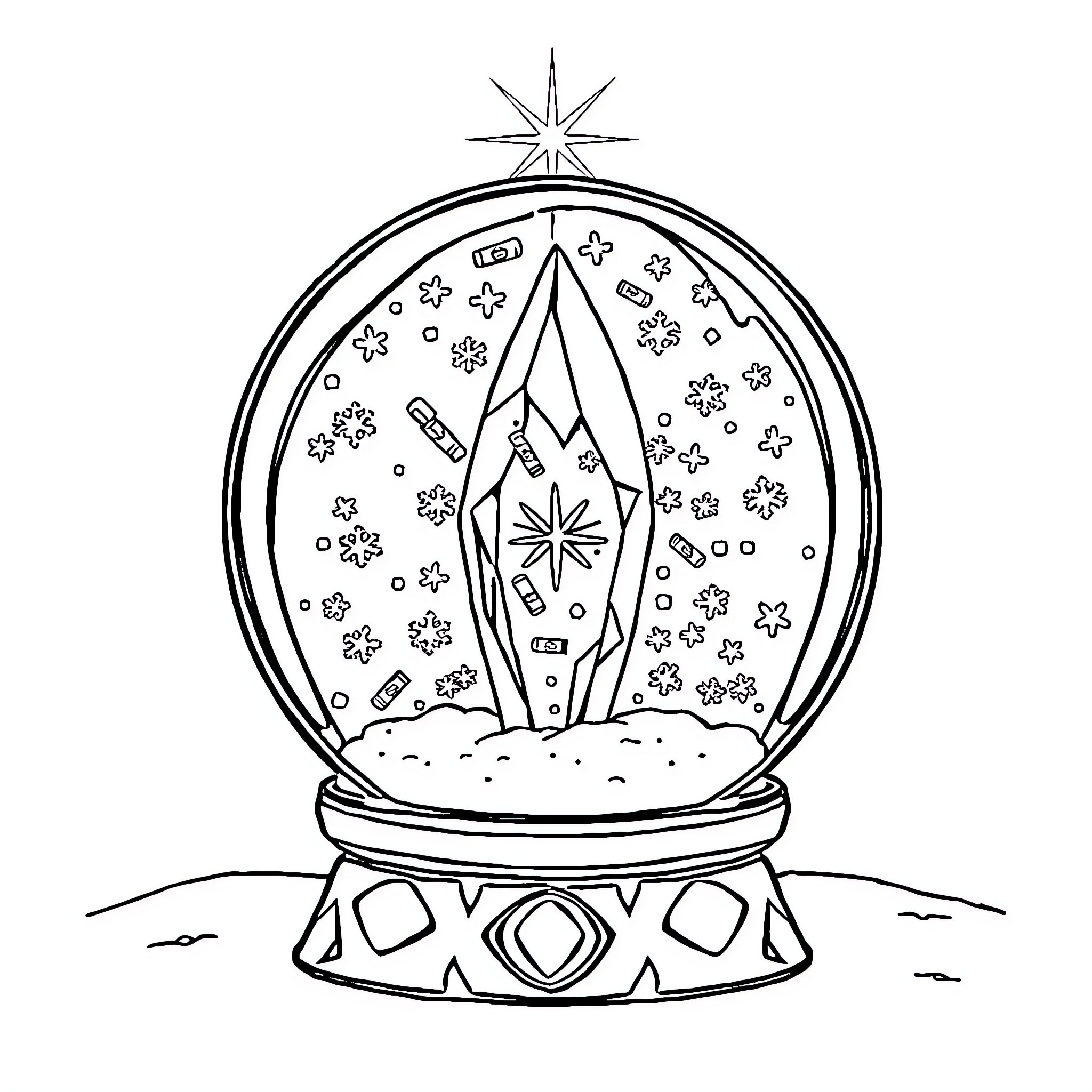 Best Crystal Coloring Pages (Free Printable PDF)