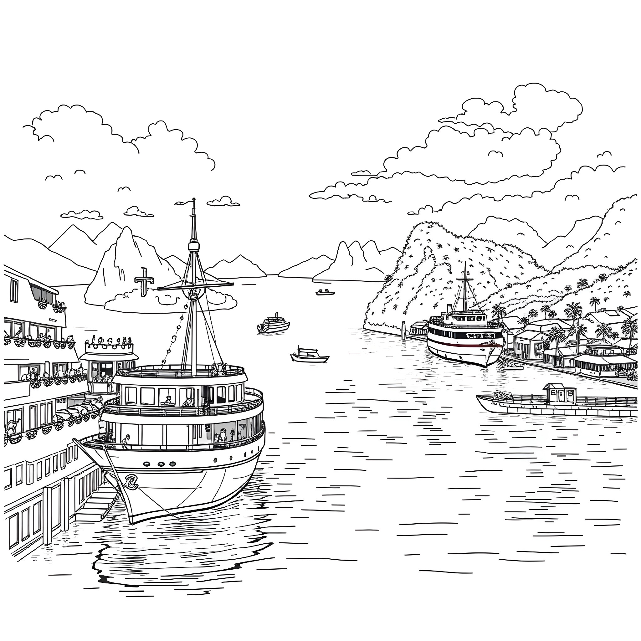 Best Ship Coloring Pages (Free Printable PDF)