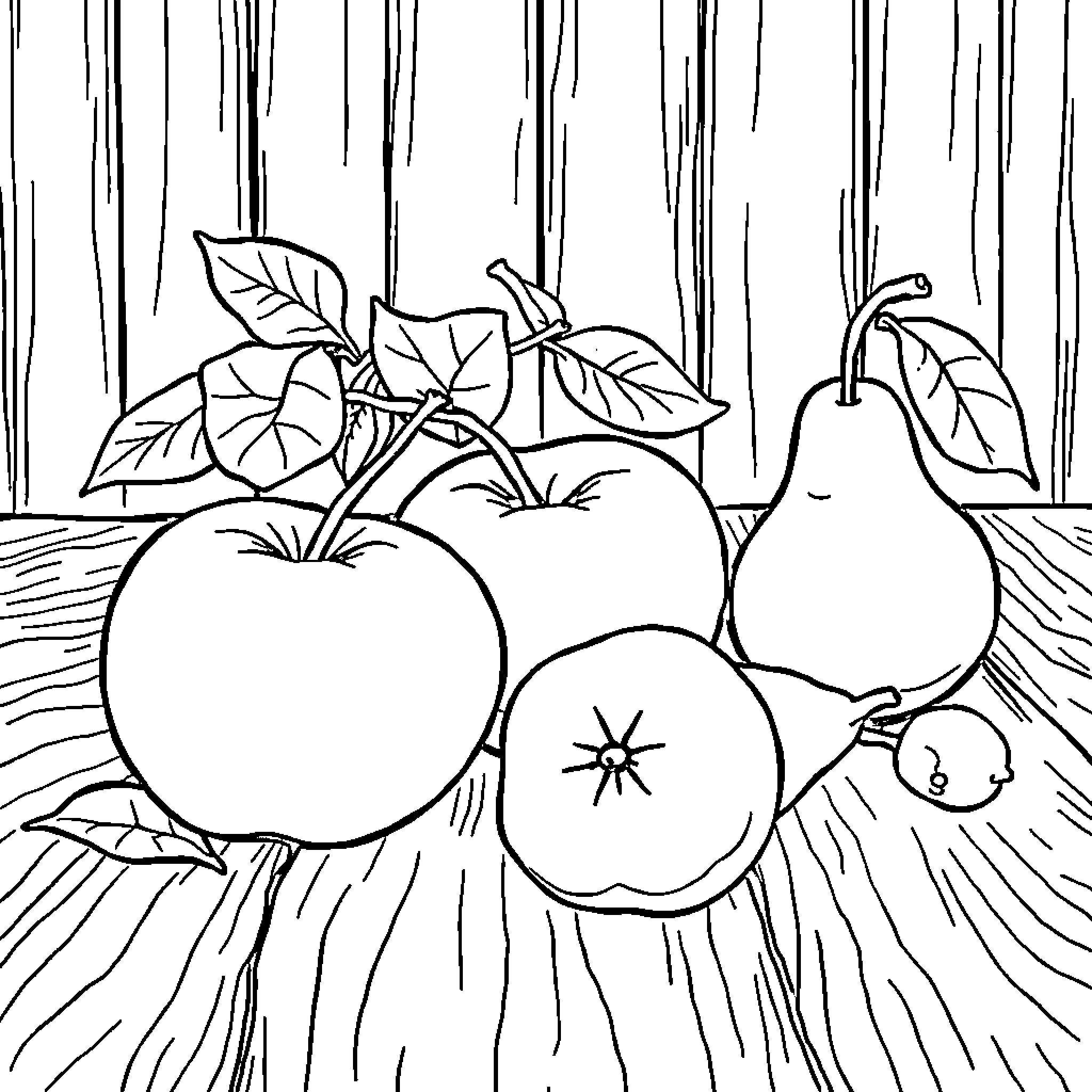 Best Fruit Coloring Pages (Free Printable PDF)