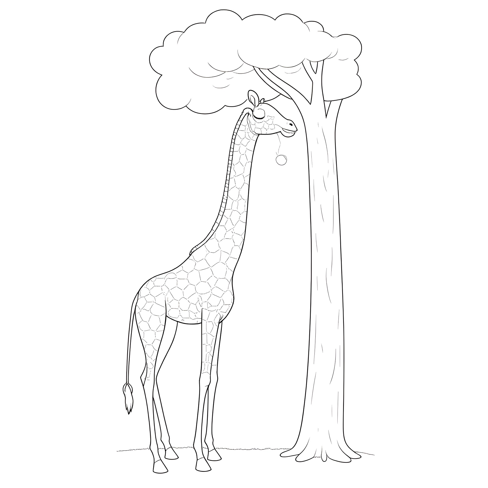 131 Best Giraffe Coloring Pages (Free Printable PDFs)