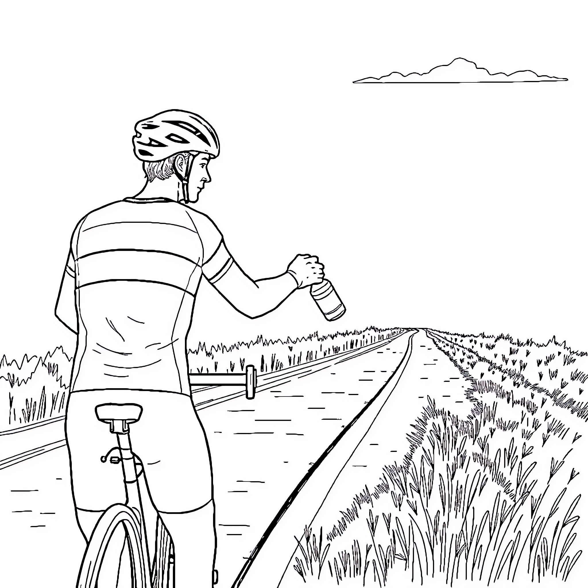 Best Cyclist Coloring Pages (Free Printable PDF)