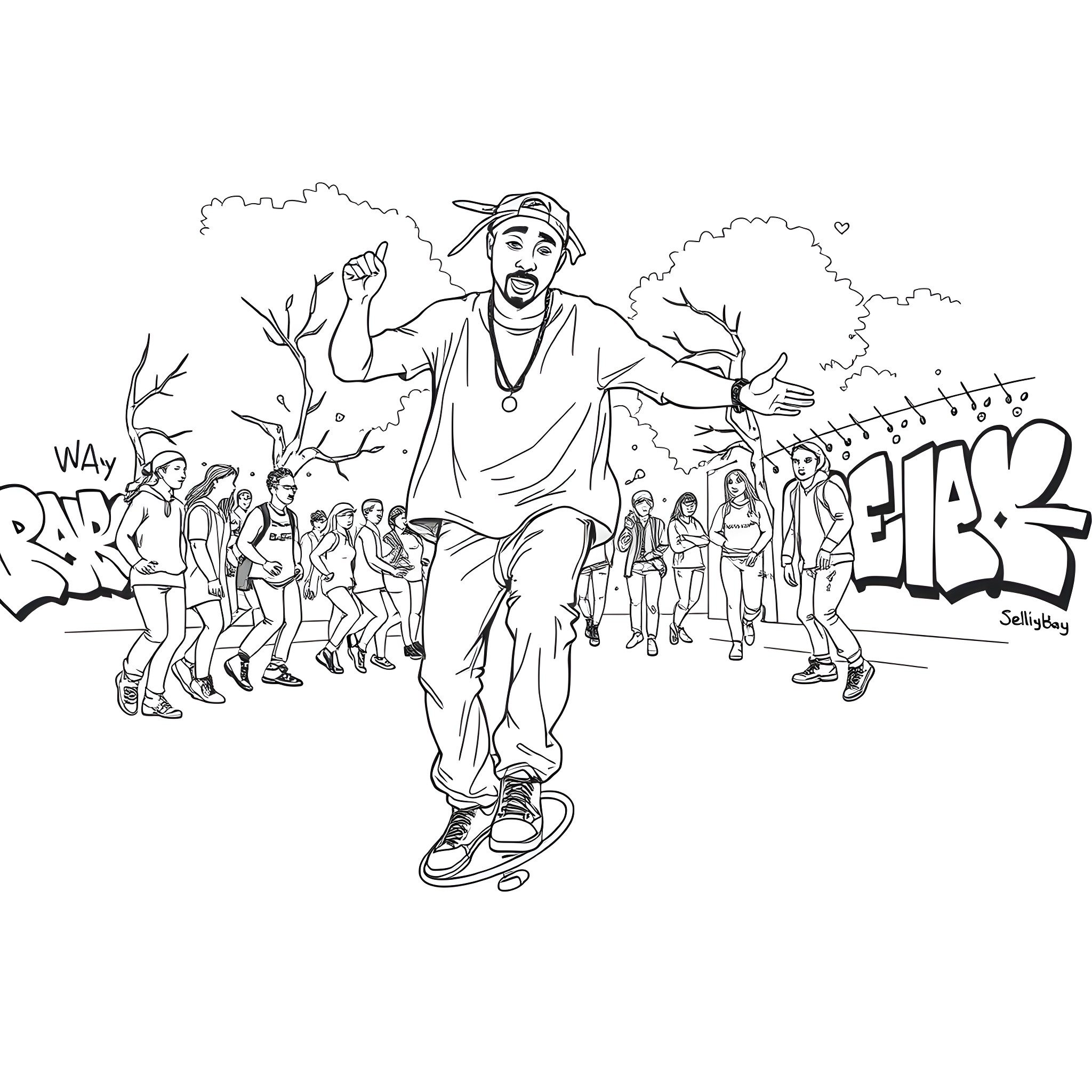 34 Best Tupac Coloring Pages (Free Printable PDFs)