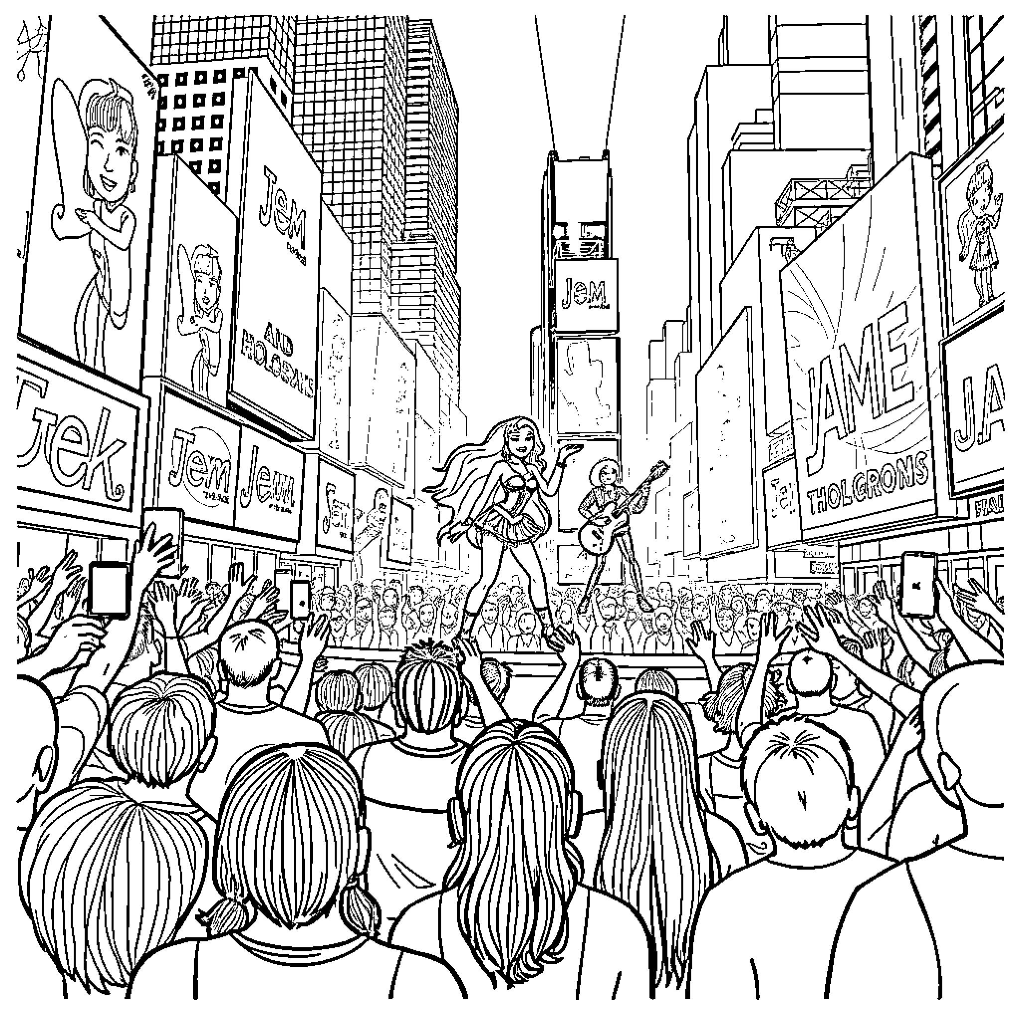 Best Jem Coloring Pages (Free Printable PDF)