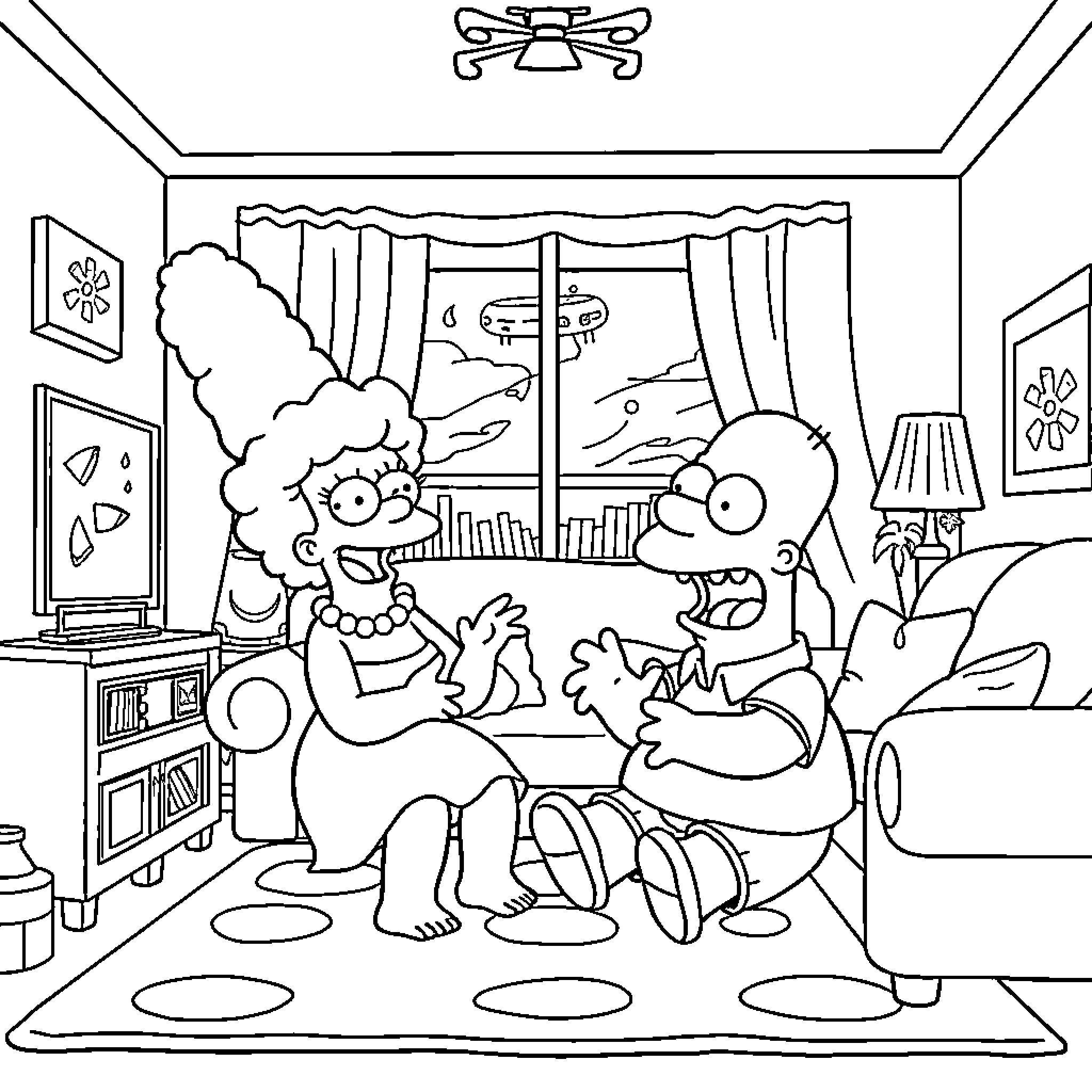 Best Marge Simpson Coloring Pages (Free Printable PDF)