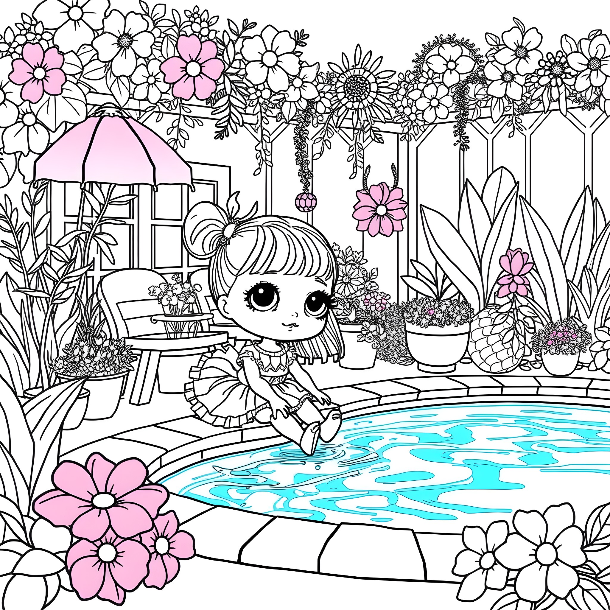 160 Best Doll Coloring Pages (Free Printable PDFs)
