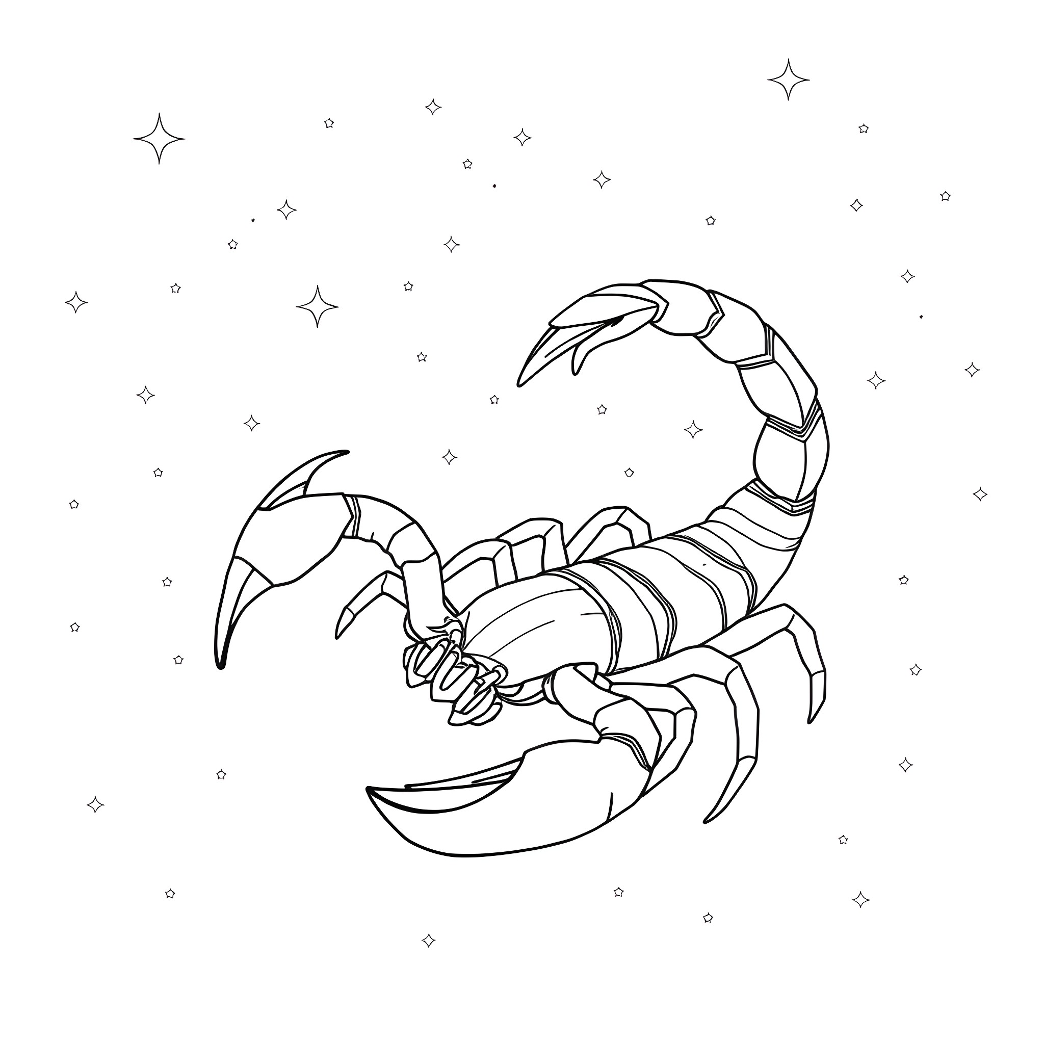 Best Scorpio Coloring Pages (Free Printable PDF)
