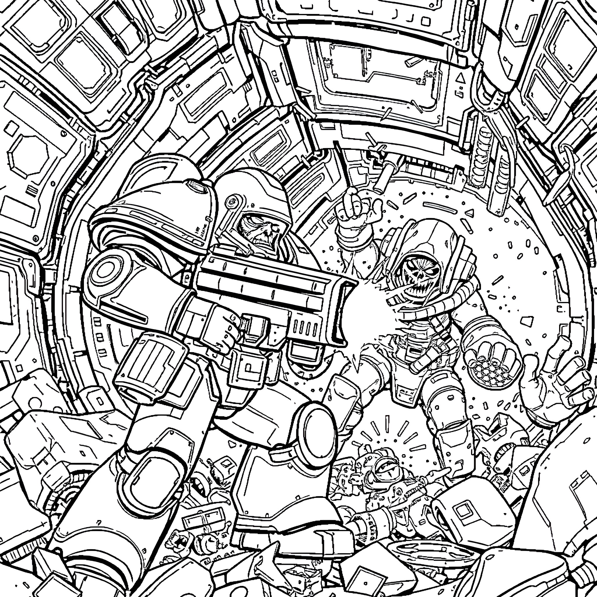 Best Space Marine Coloring Pages (Free Printable PDF)