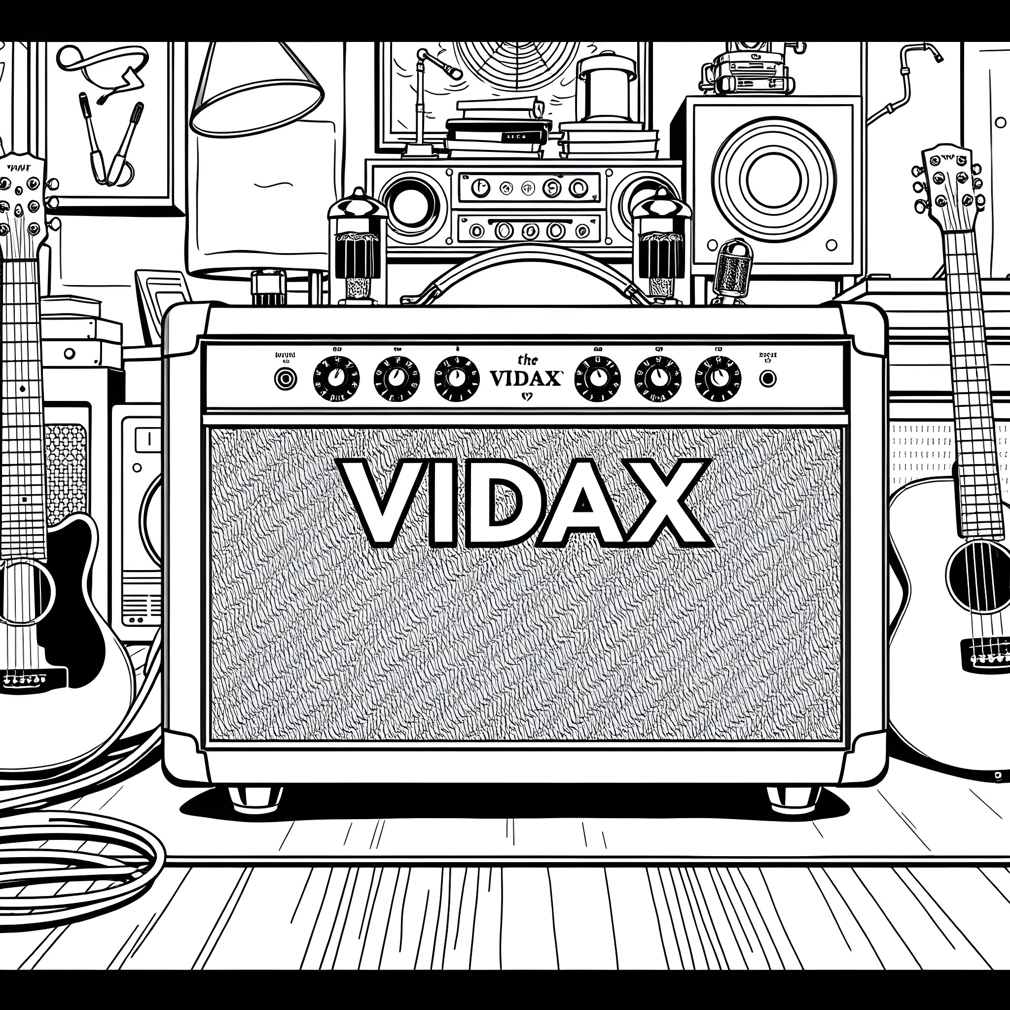 Best Tube Amp Coloring Pages (Free Printable PDF)