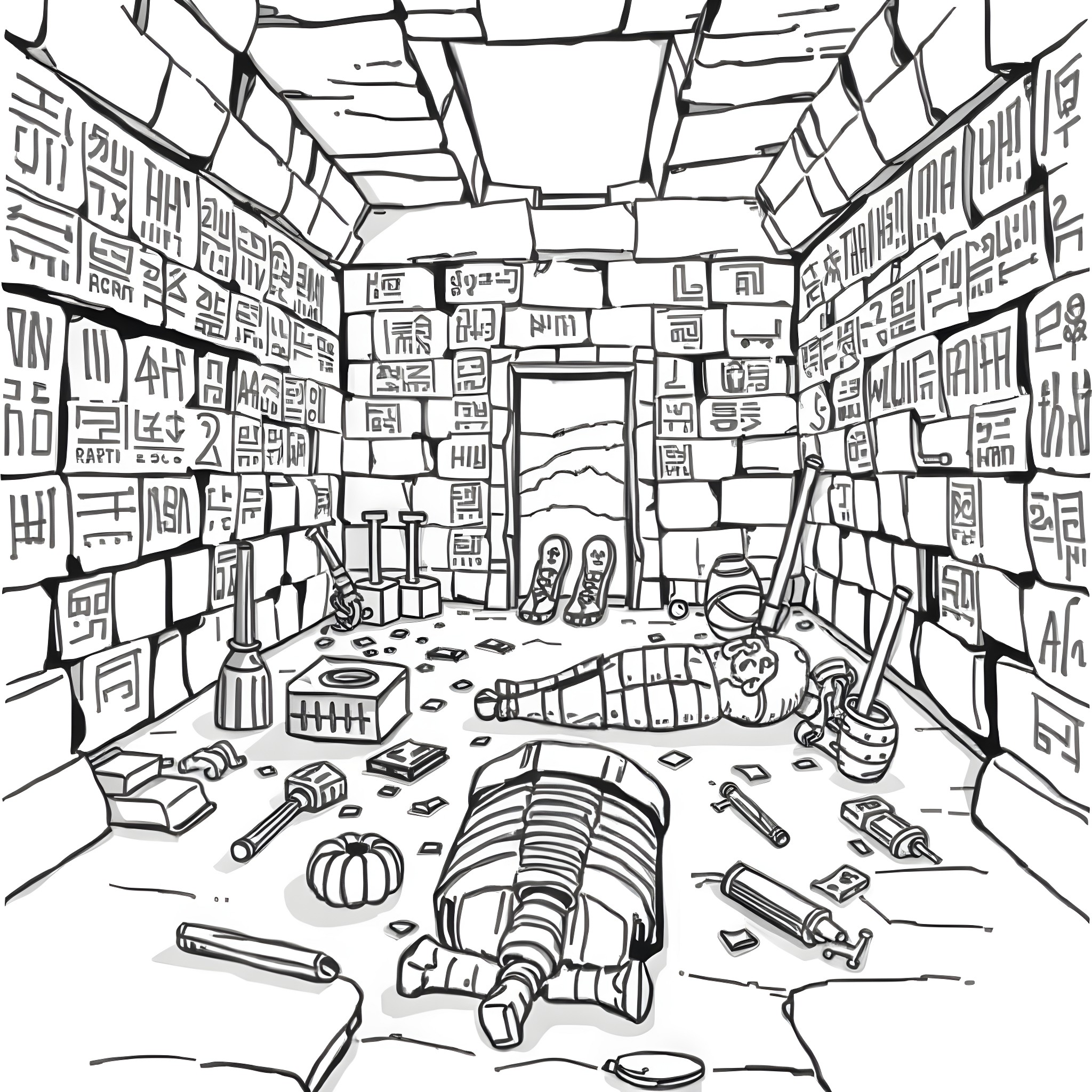 36 Best Pyramid Coloring Pages (Free Printable PDFs)