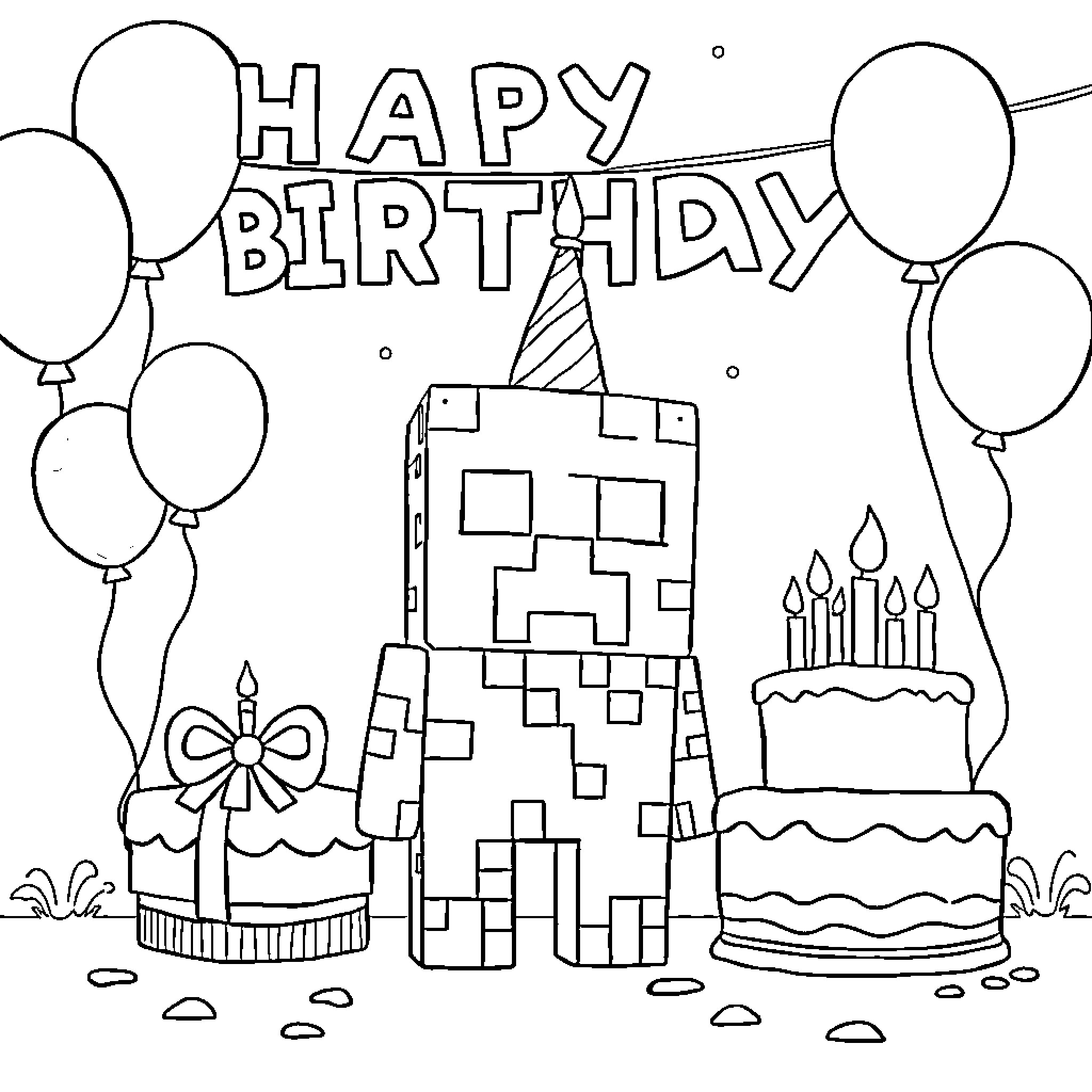 Best Creeper Coloring Pages (Free Printable PDF)