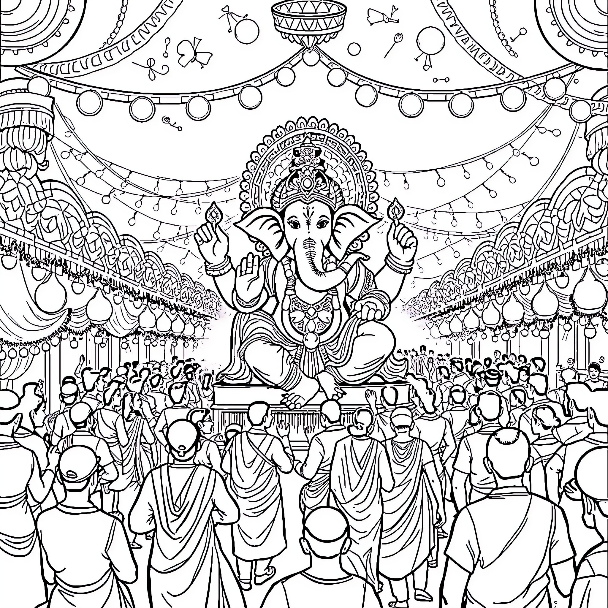 Best Ganesha Coloring Pages (Free Printable PDF)