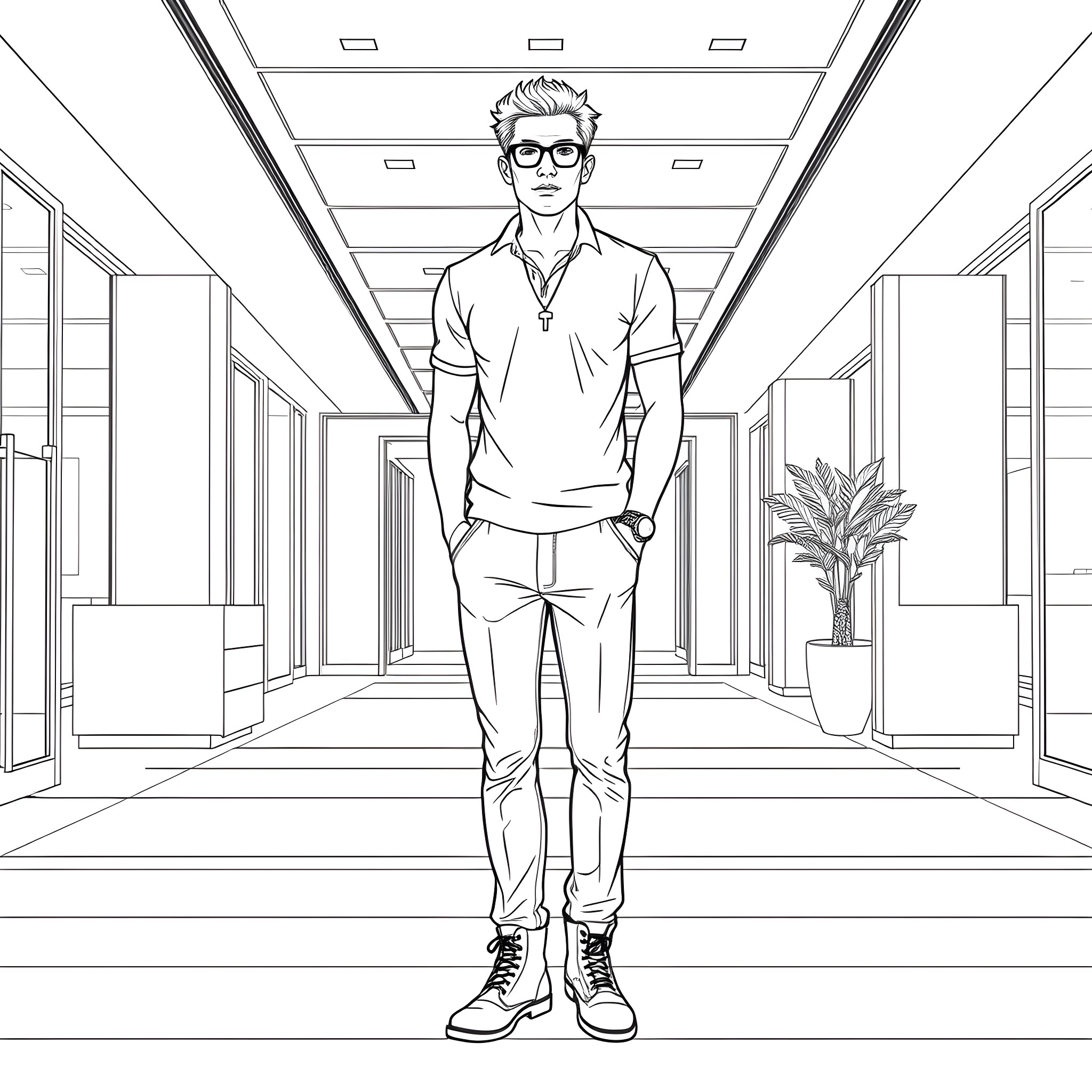 1150 Best Man Coloring Pages (Free Printable PDFs)