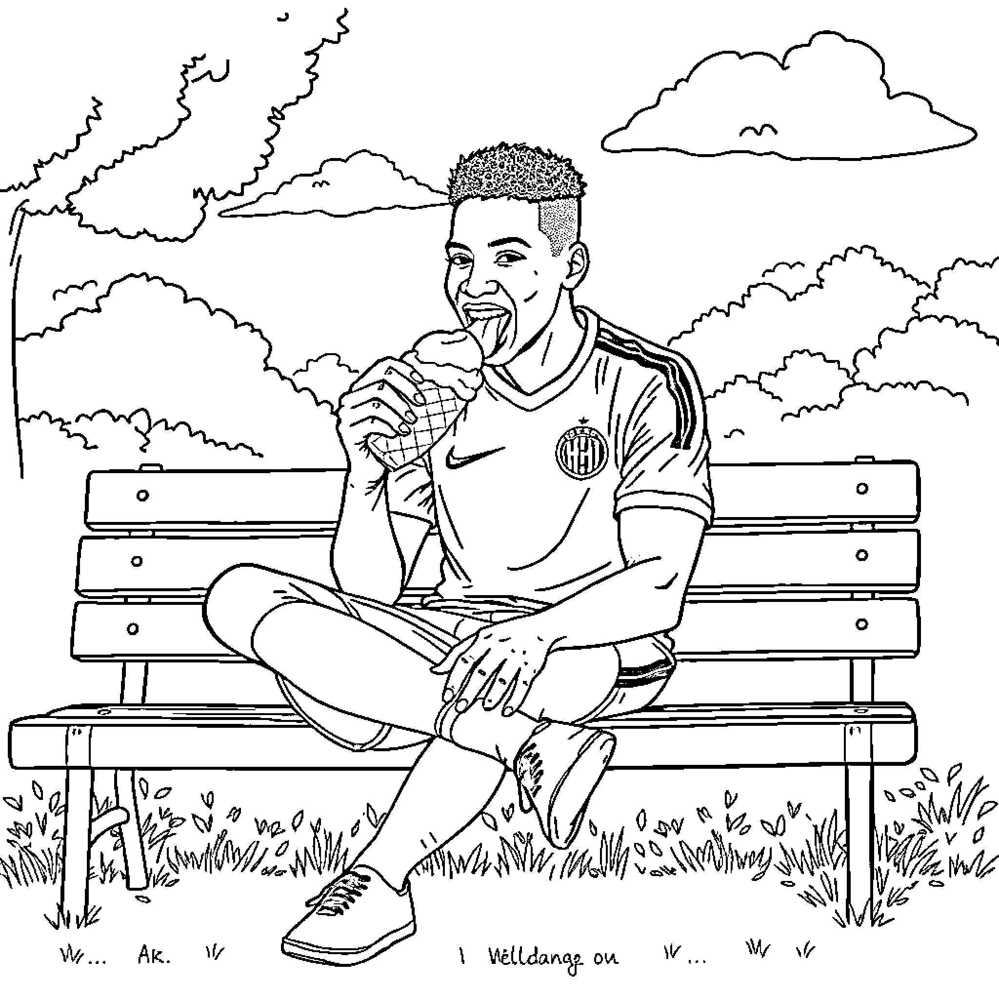 Best Mbappe Coloring Pages (Free Printable PDF)