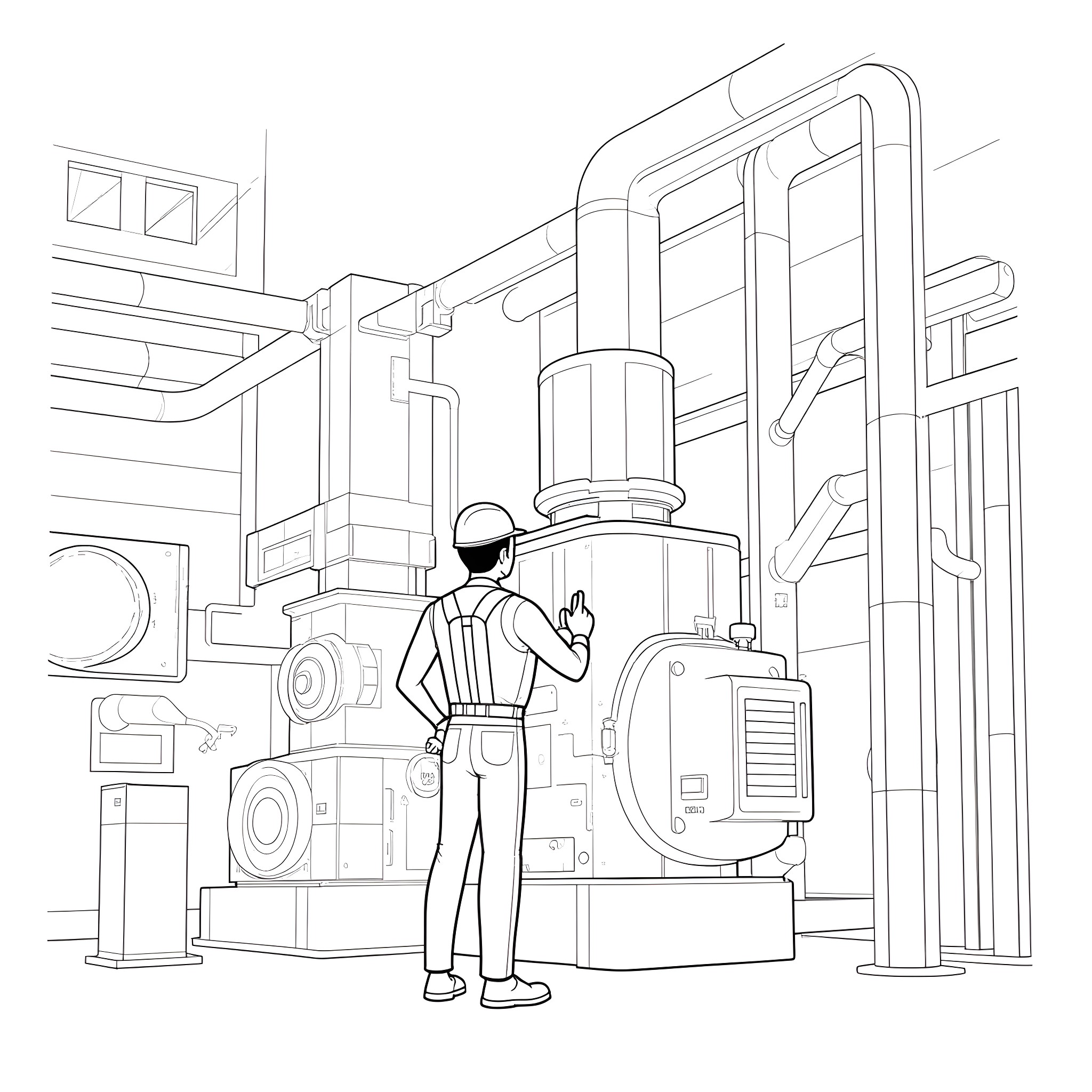 Best Maintenance Worker Coloring Pages (Free Printable PDF)