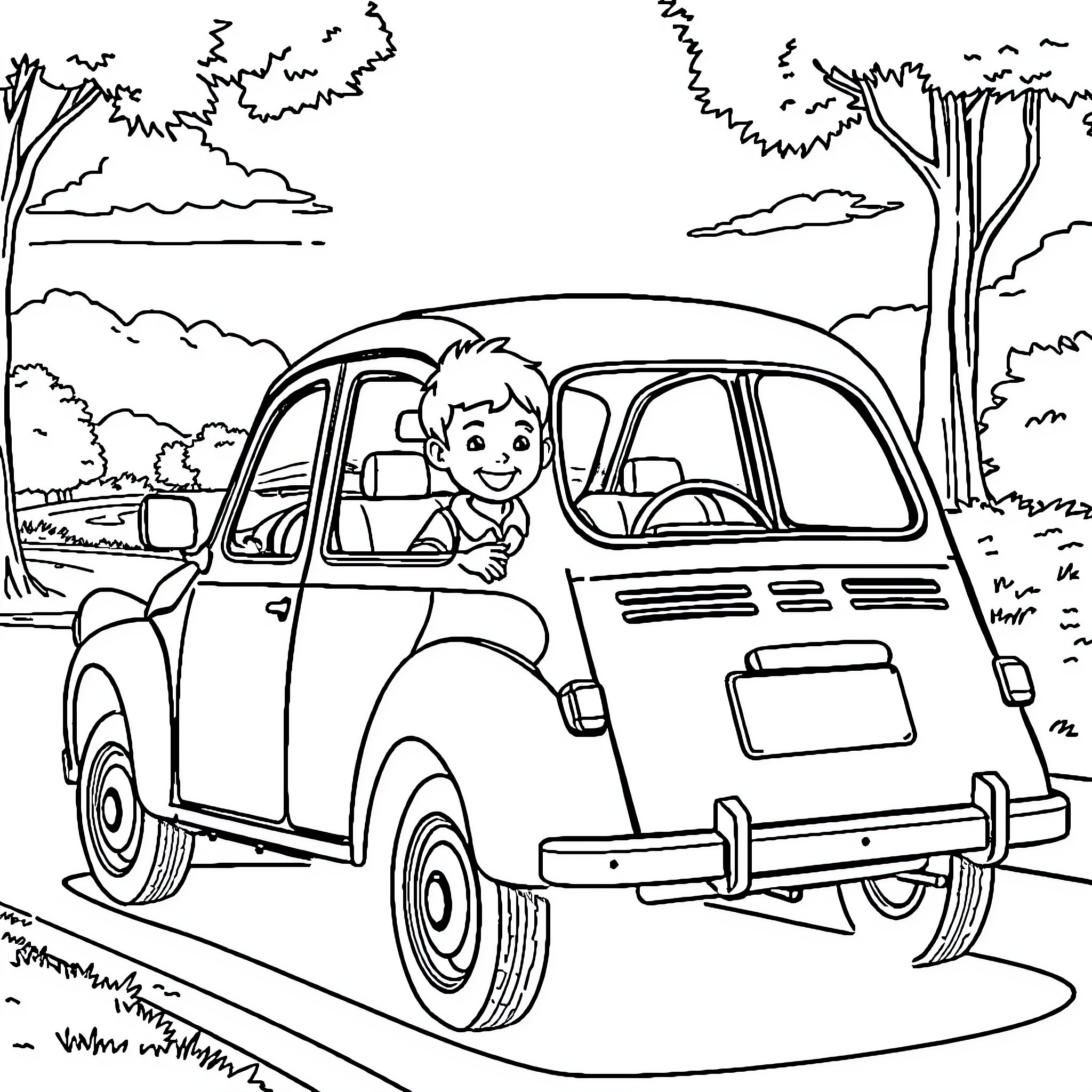 Best 2cv Coloring Pages (Free Printable PDF)
