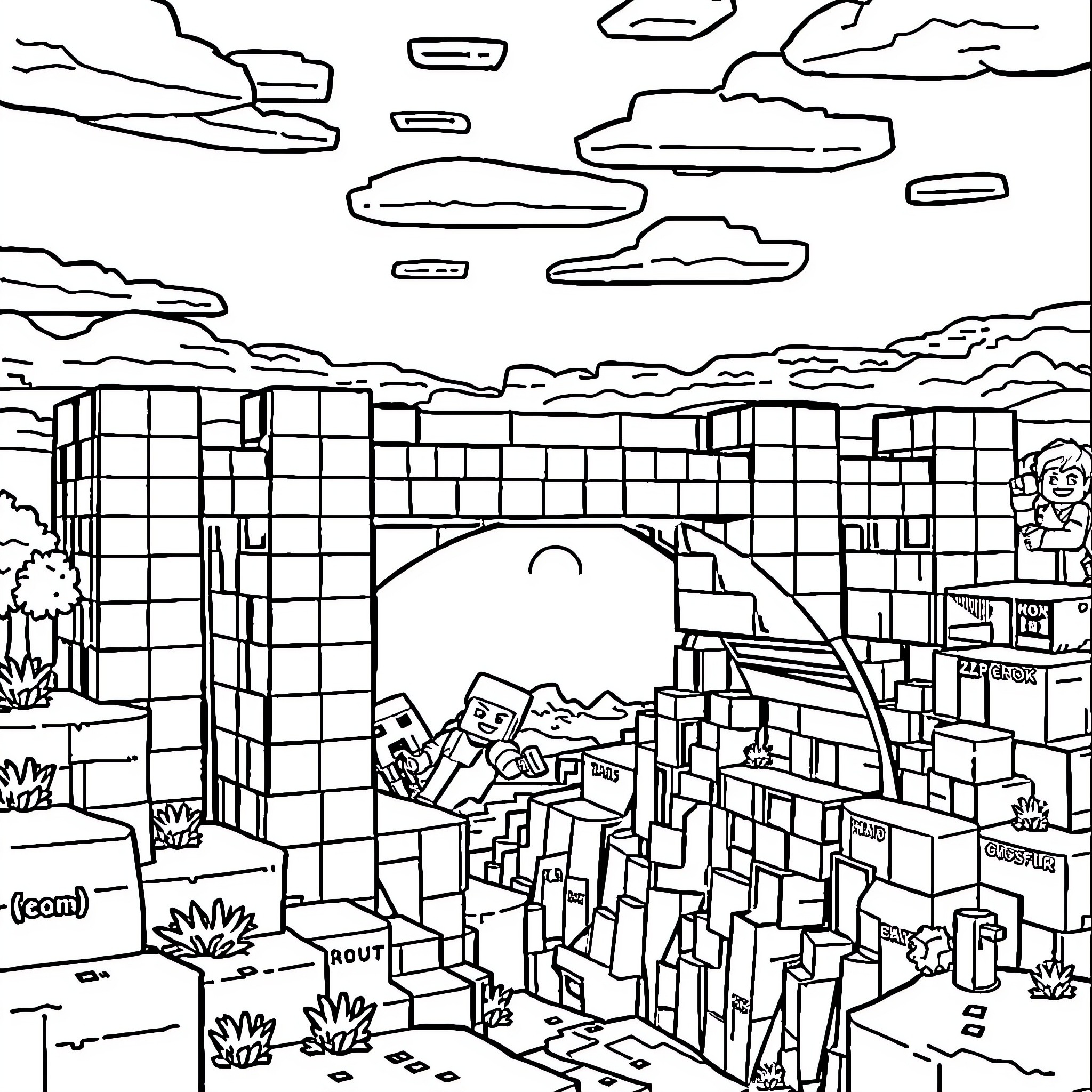 Best Minecraft Hero Coloring Pages (Free Printable PDF)