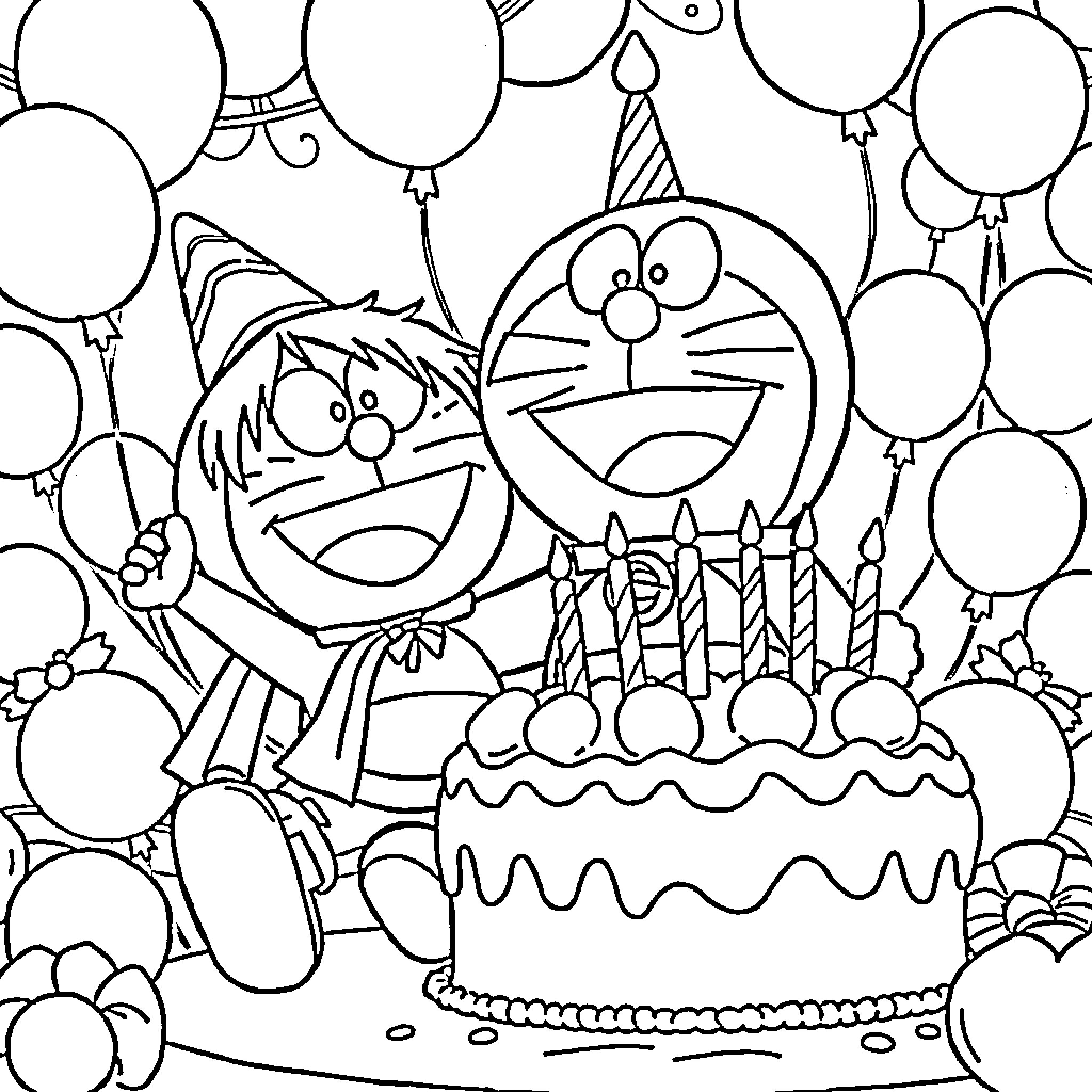 Best Doraemon Coloring Pages (Free Printable PDF)