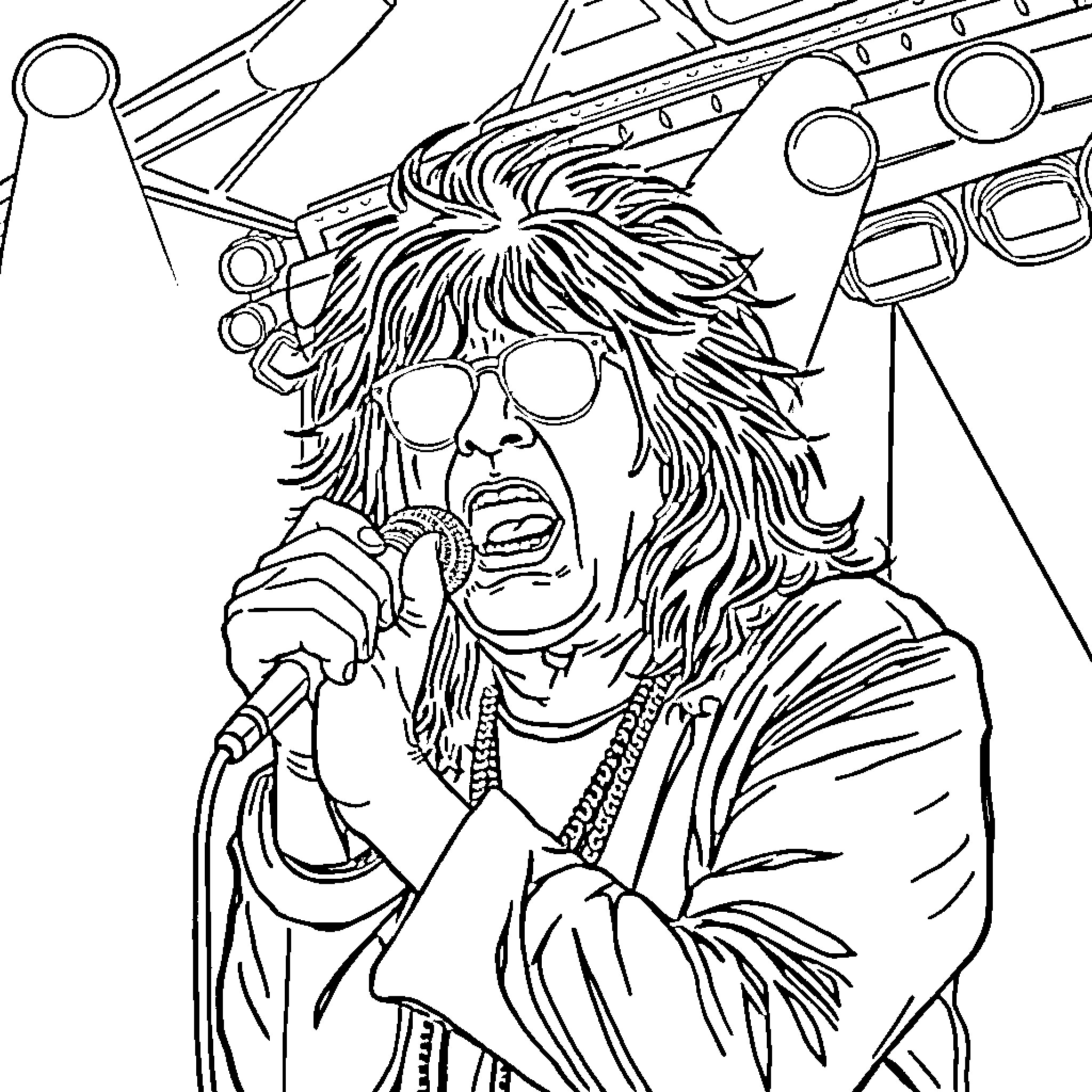 Best Ozzy Osbourne Coloring Pages (Free Printable PDF)