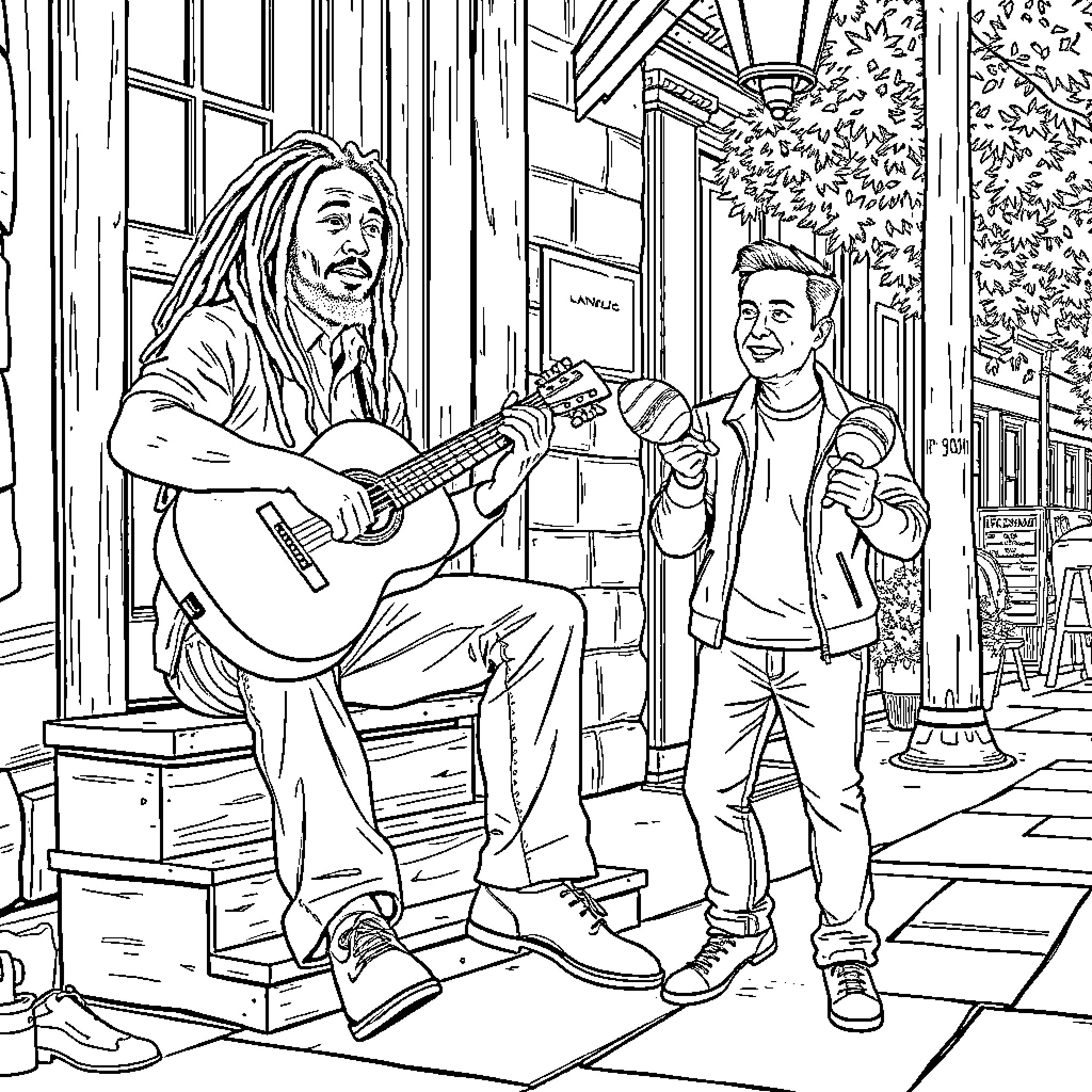 Best Bob Marley Coloring Pages (Free Printable PDF)