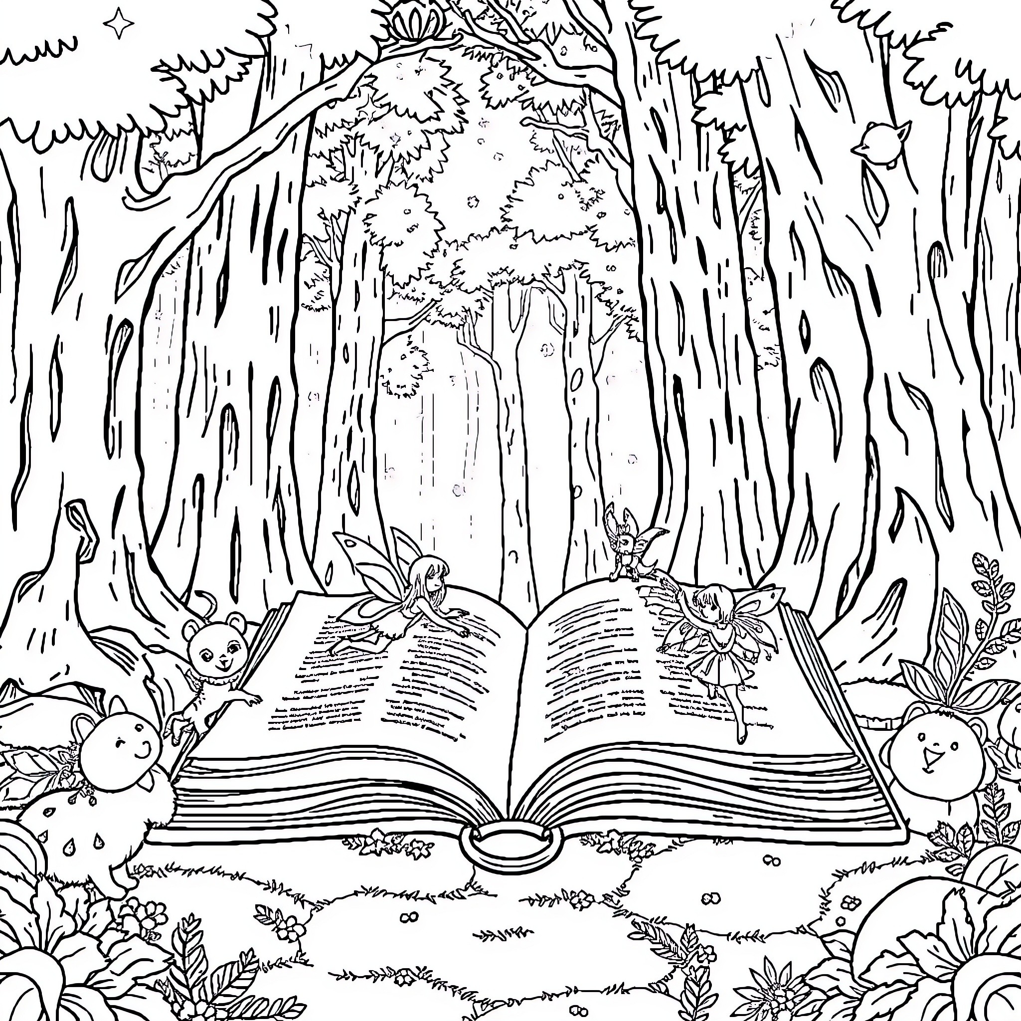 Best Book Coloring Pages (Free Printable PDF)