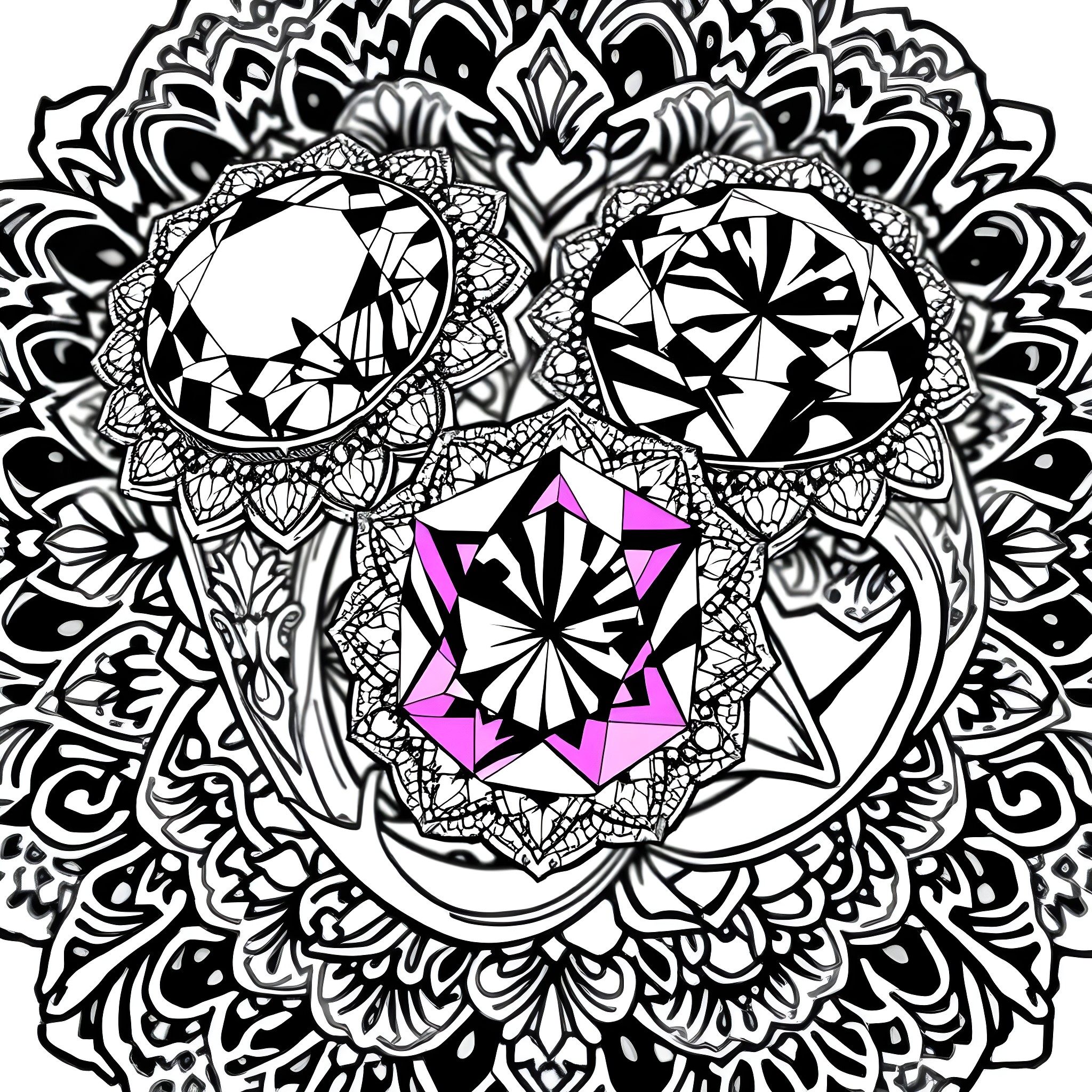 Best Gemstone Coloring Pages (Free Printable PDF)