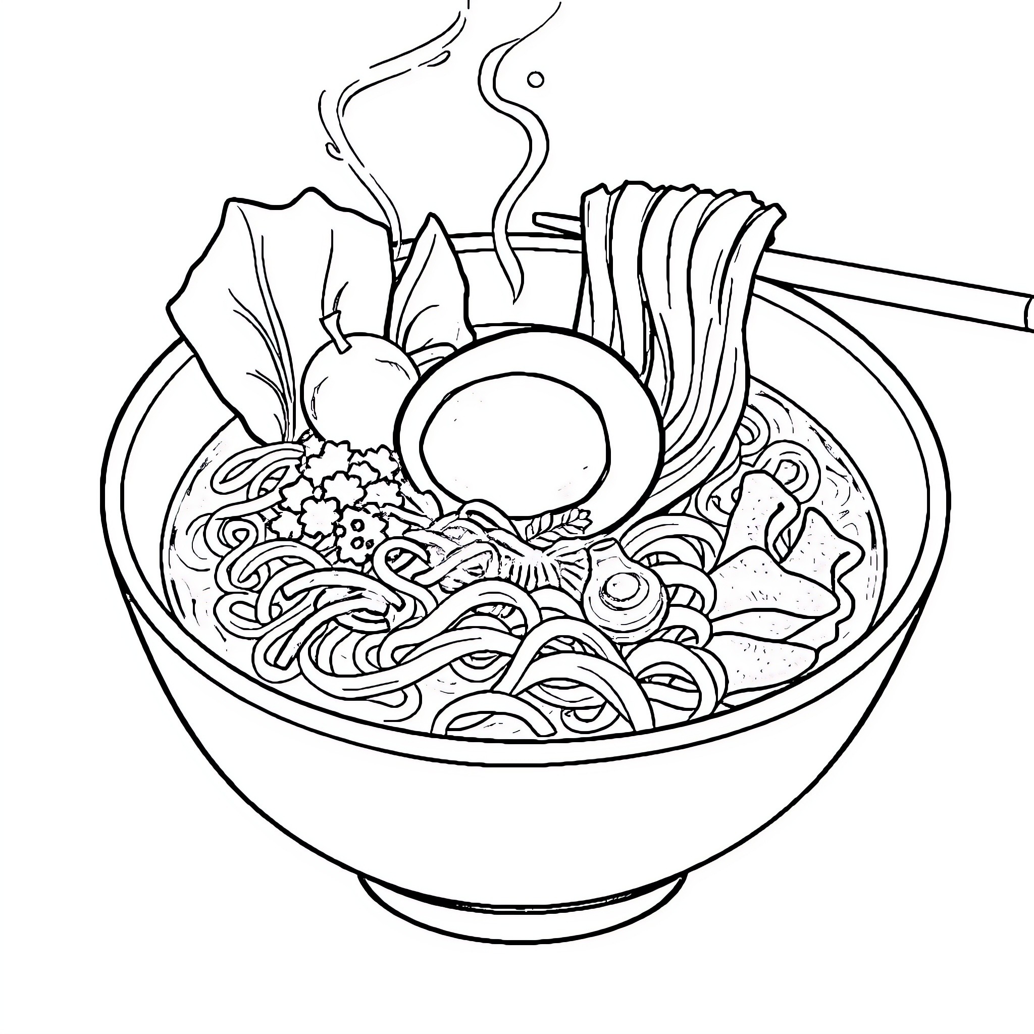 Best Ramen Coloring Pages (Free Printable PDF)