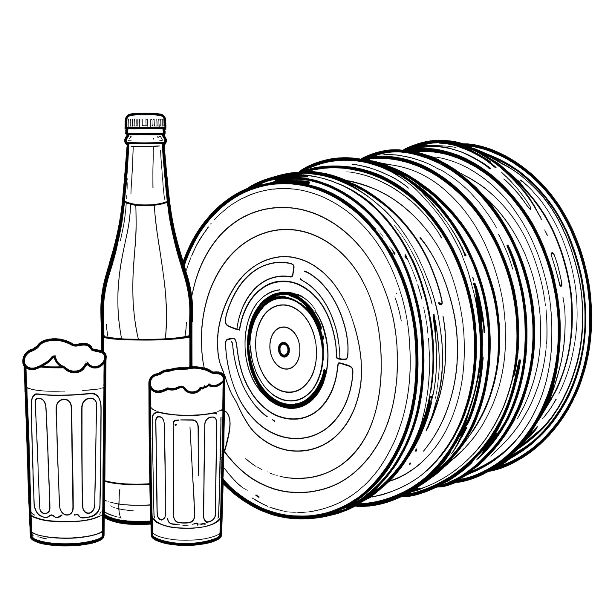 2 Best Vinyl Record Coloring Pages (Free Printable PDFs)