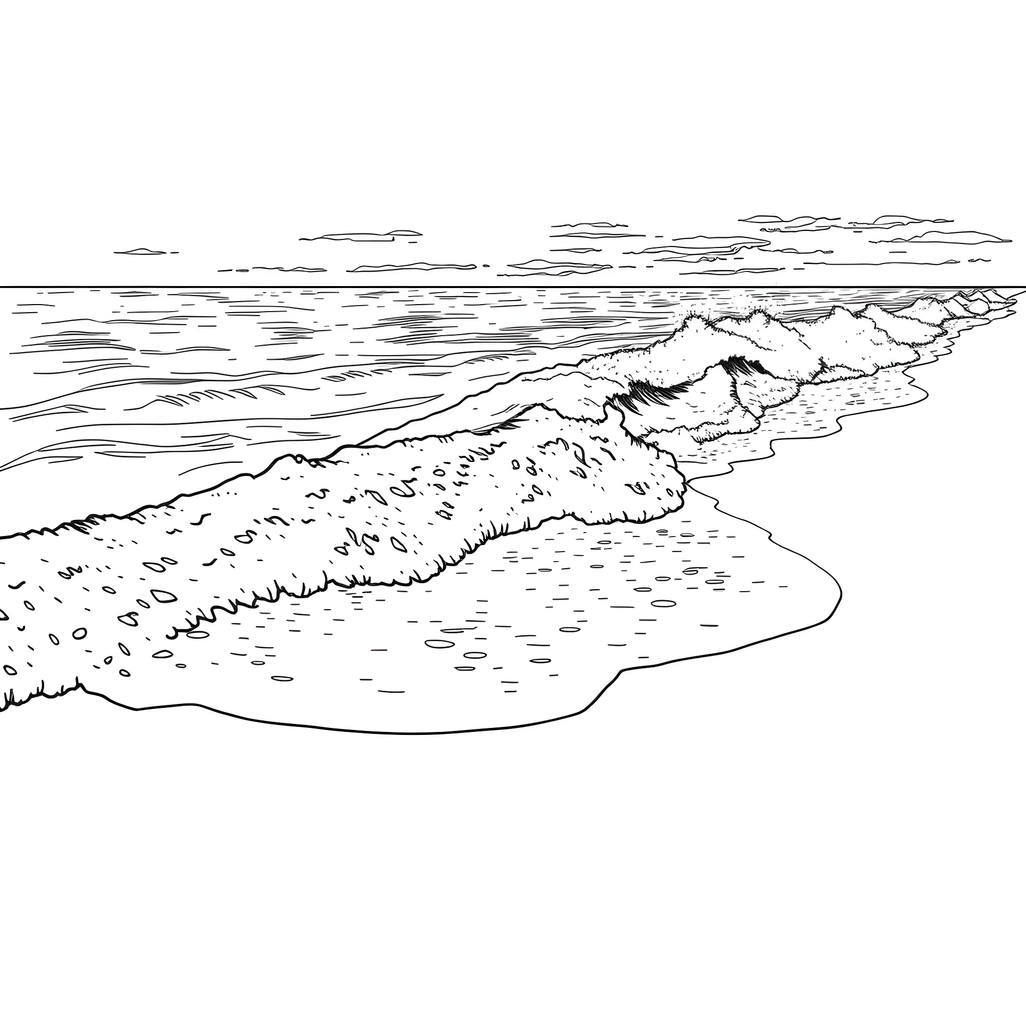 Best Wave Coloring Pages (Free Printable PDF)