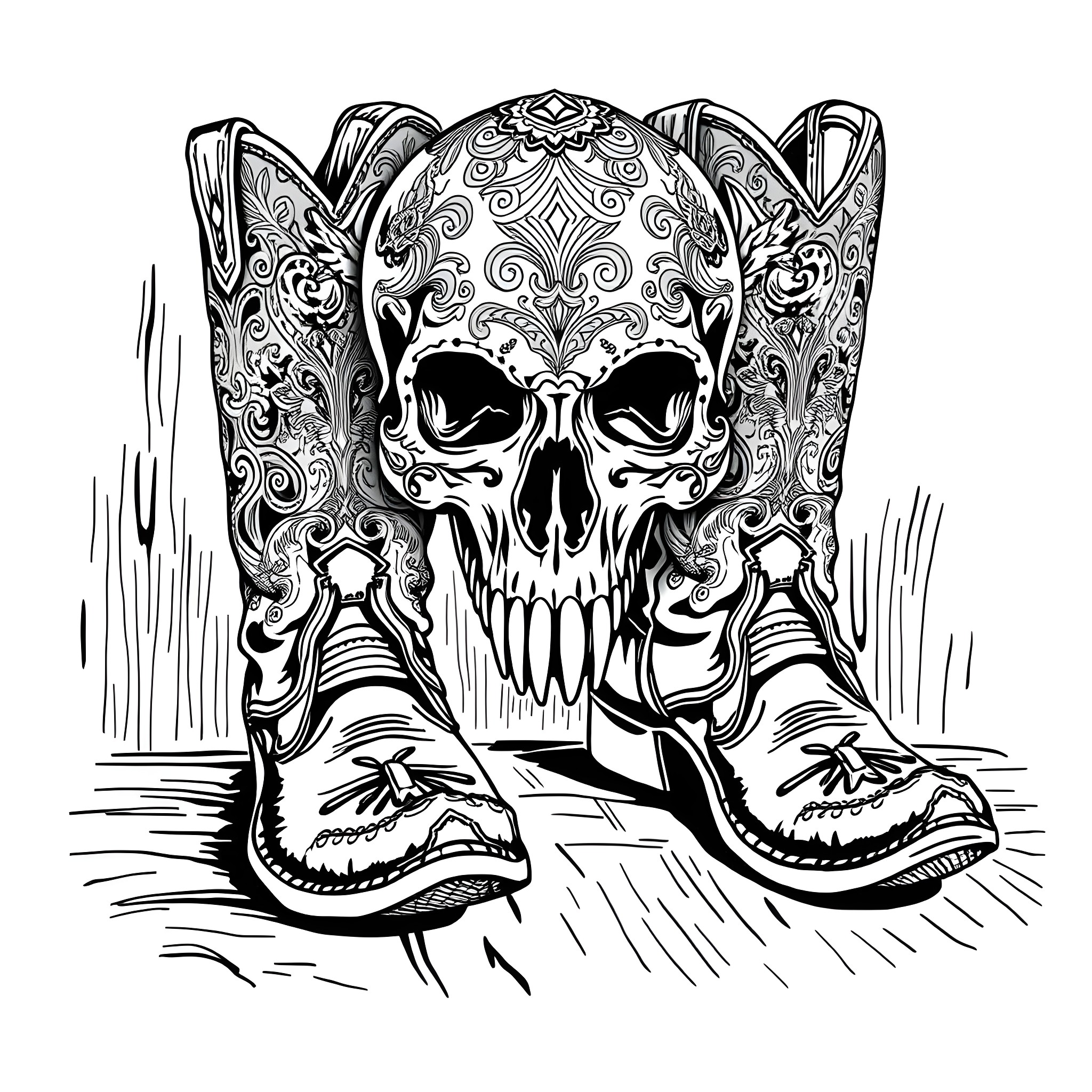 Best Skull Coloring Pages (Free Printable PDF)