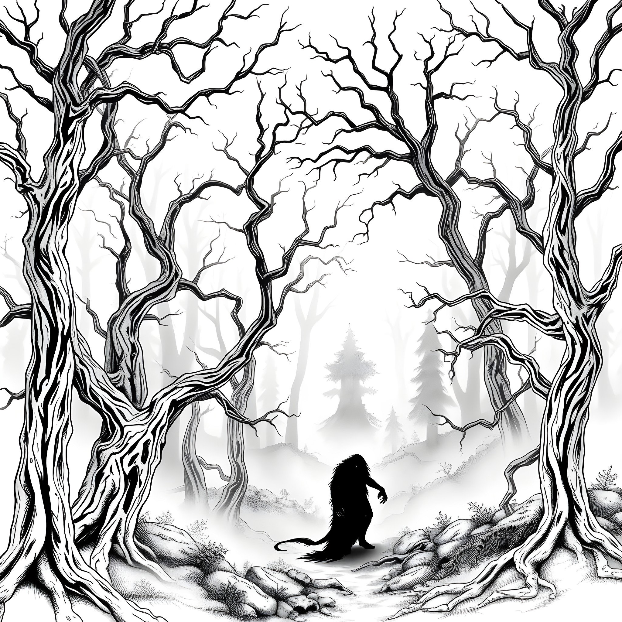 231 Best Wendigo Coloring Pages (Free Printable PDFs)