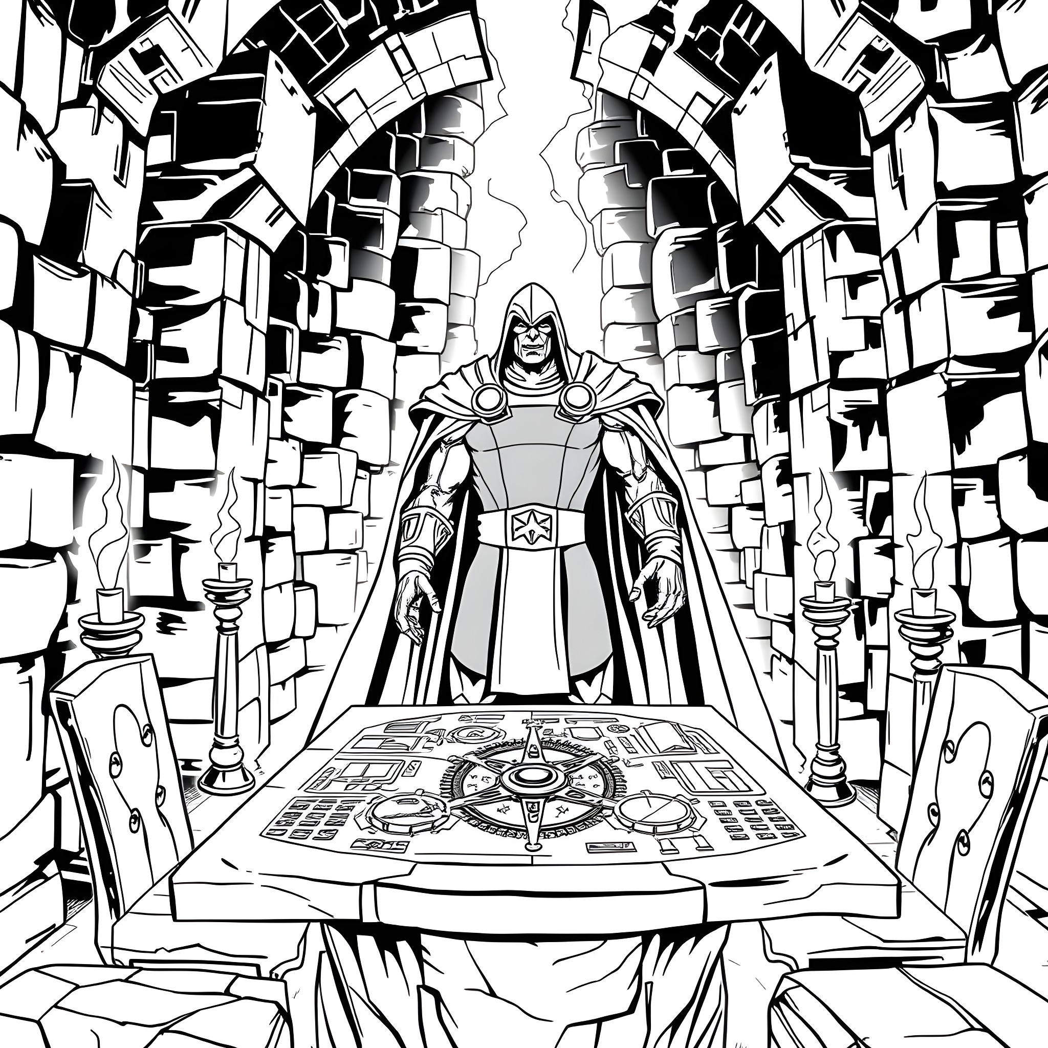 31 Best Doctor Doom Coloring Pages (Free Printable PDFs)