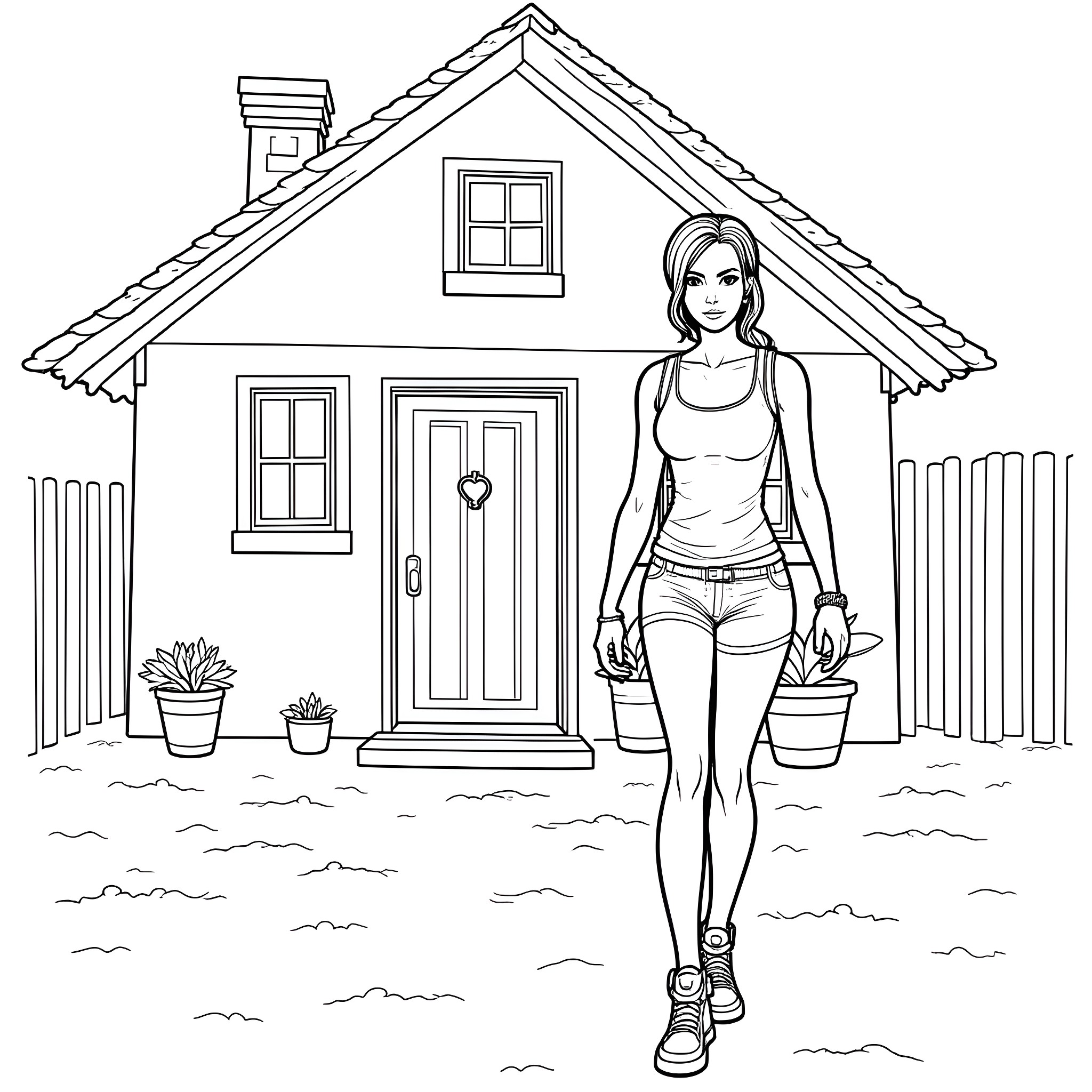Best Lara Croft Coloring Pages (Free Printable PDF)
