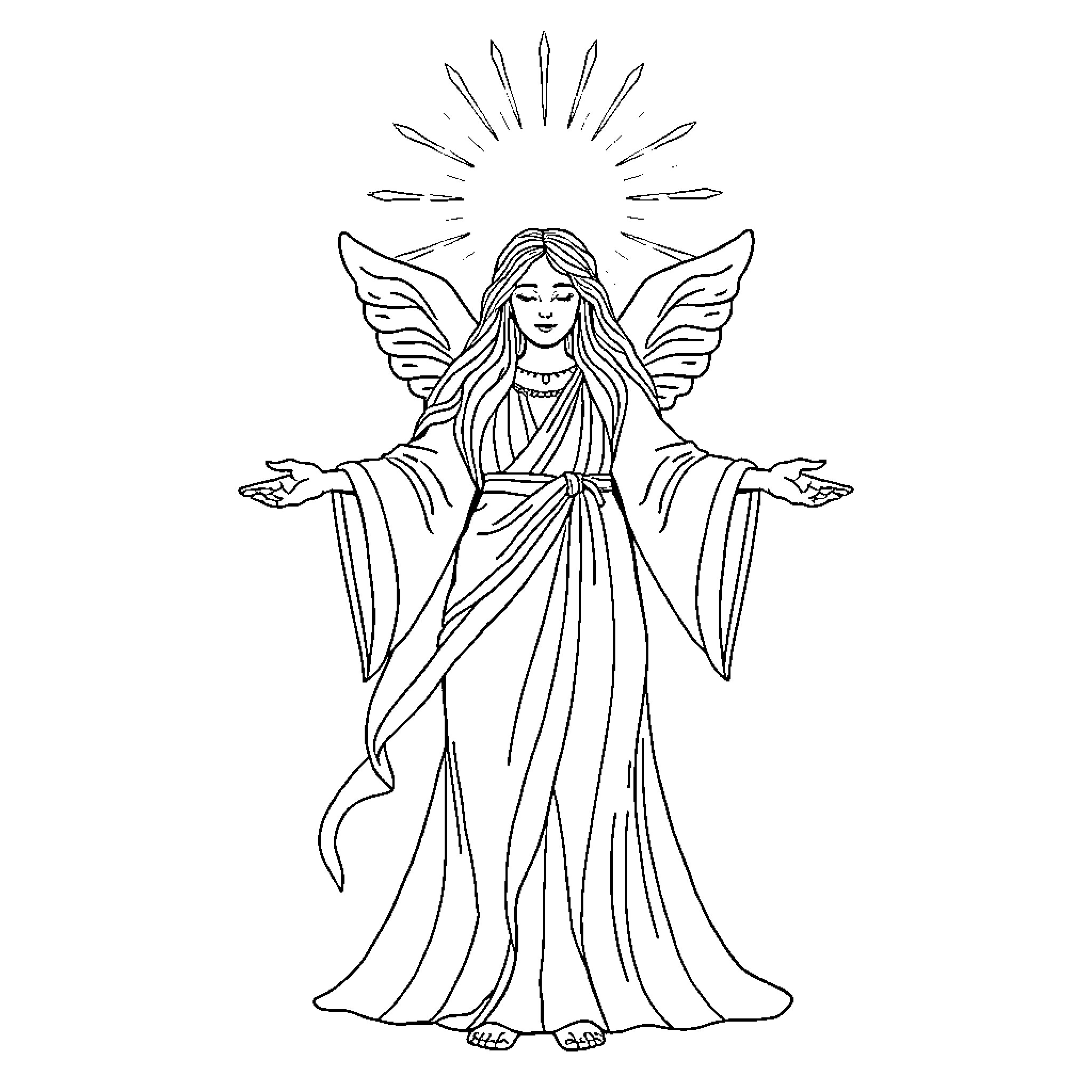 Best Goddess Coloring Pages (Free Printable PDF)
