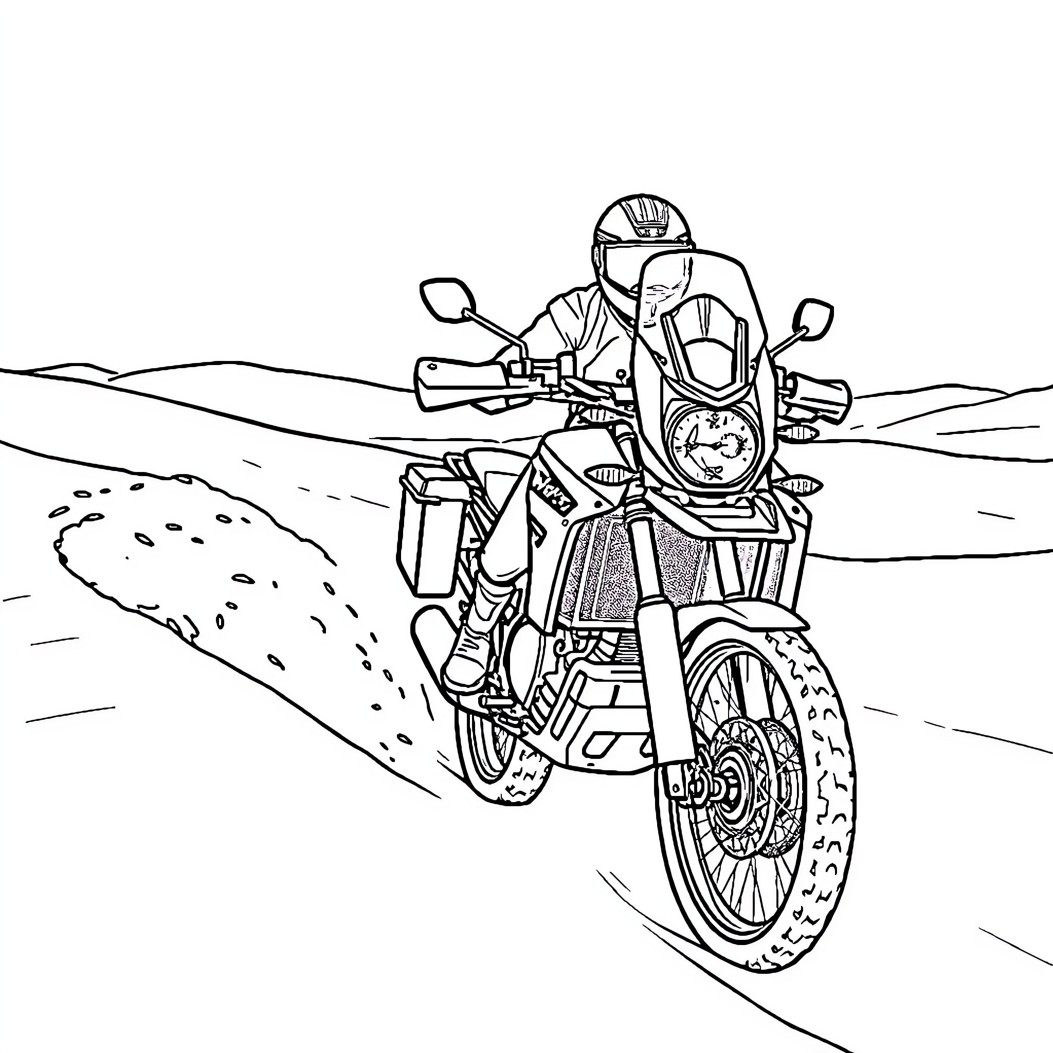103 Best Motorcycle Coloring Pages (Free Printable PDFs)