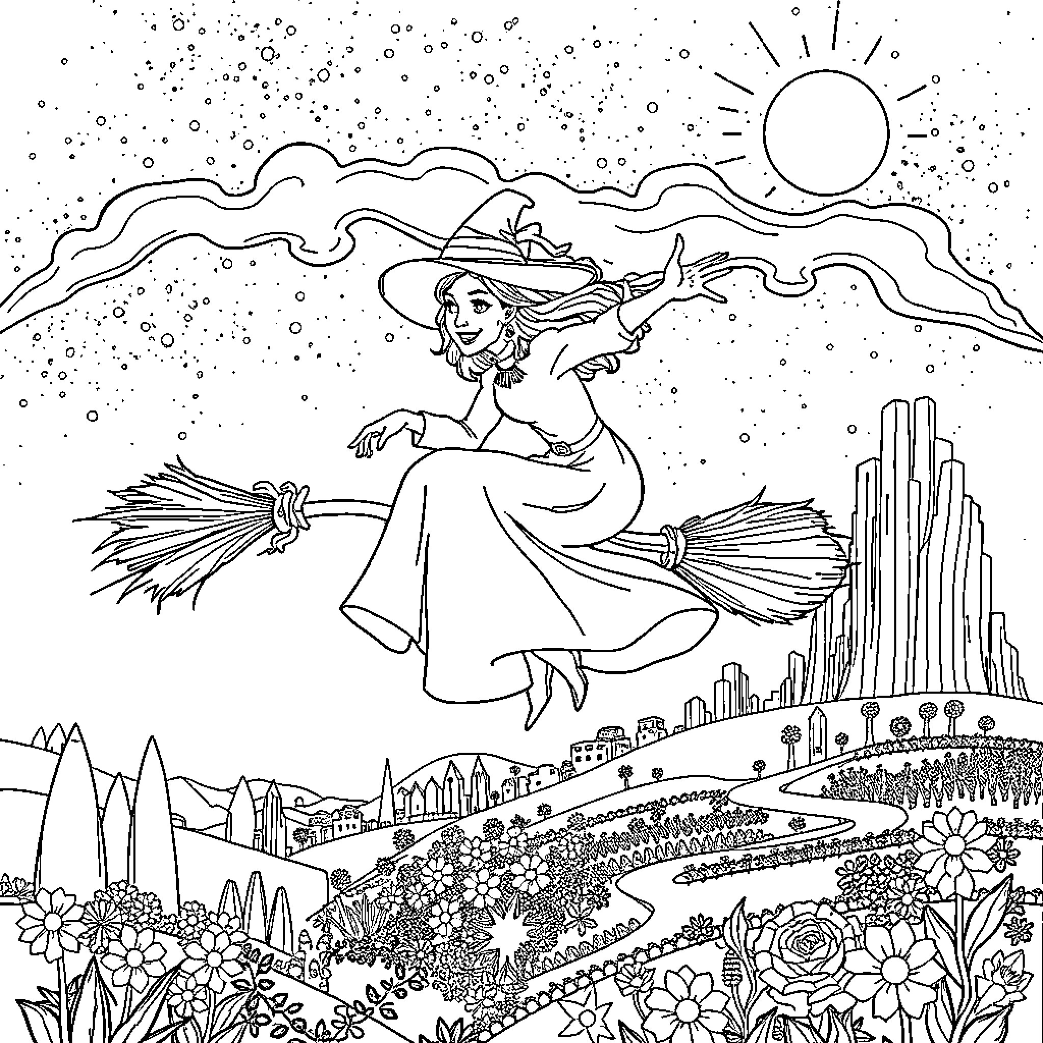 Best Elphaba Coloring Pages (Free Printable PDF)