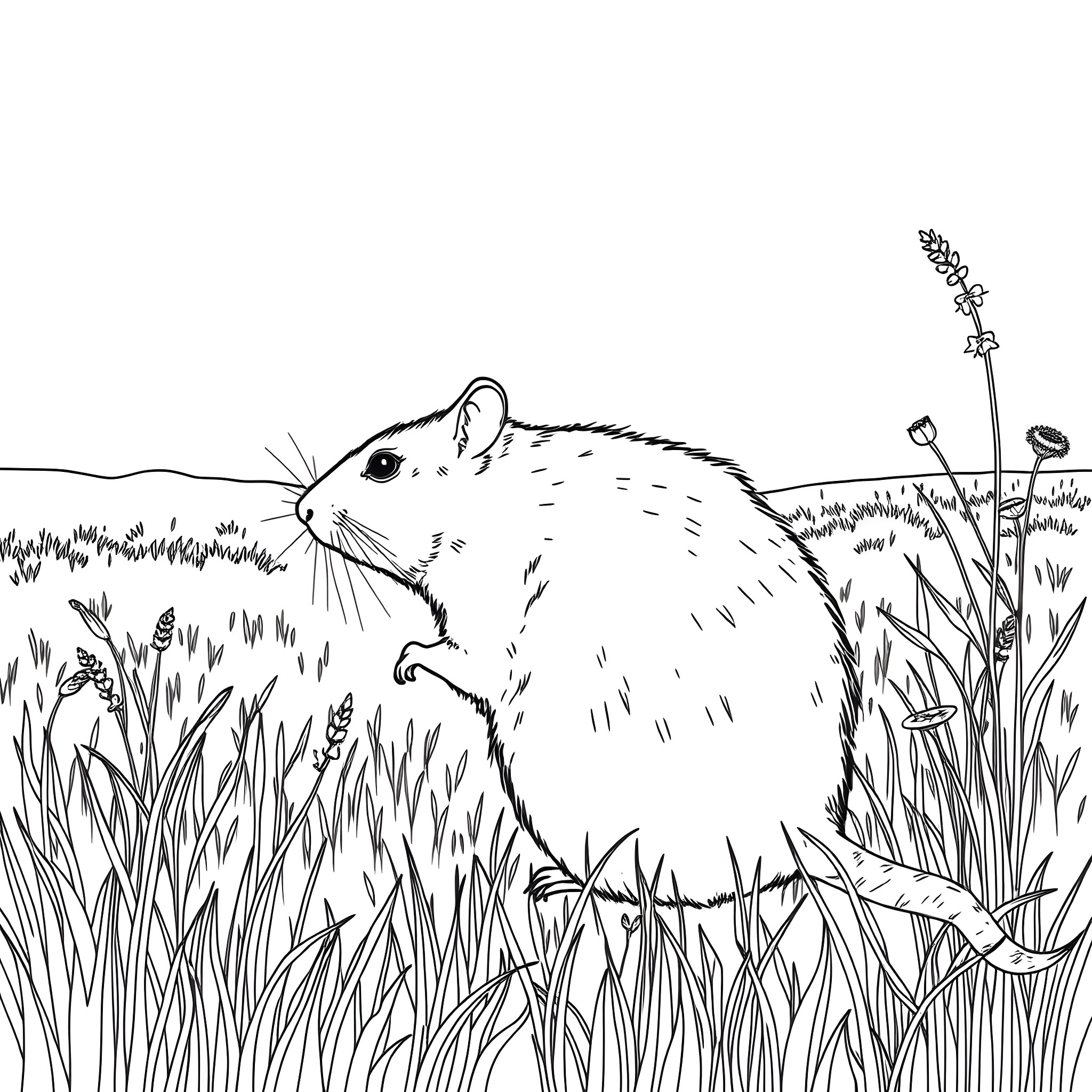 Best Rat Coloring Pages (Free Printable PDF)