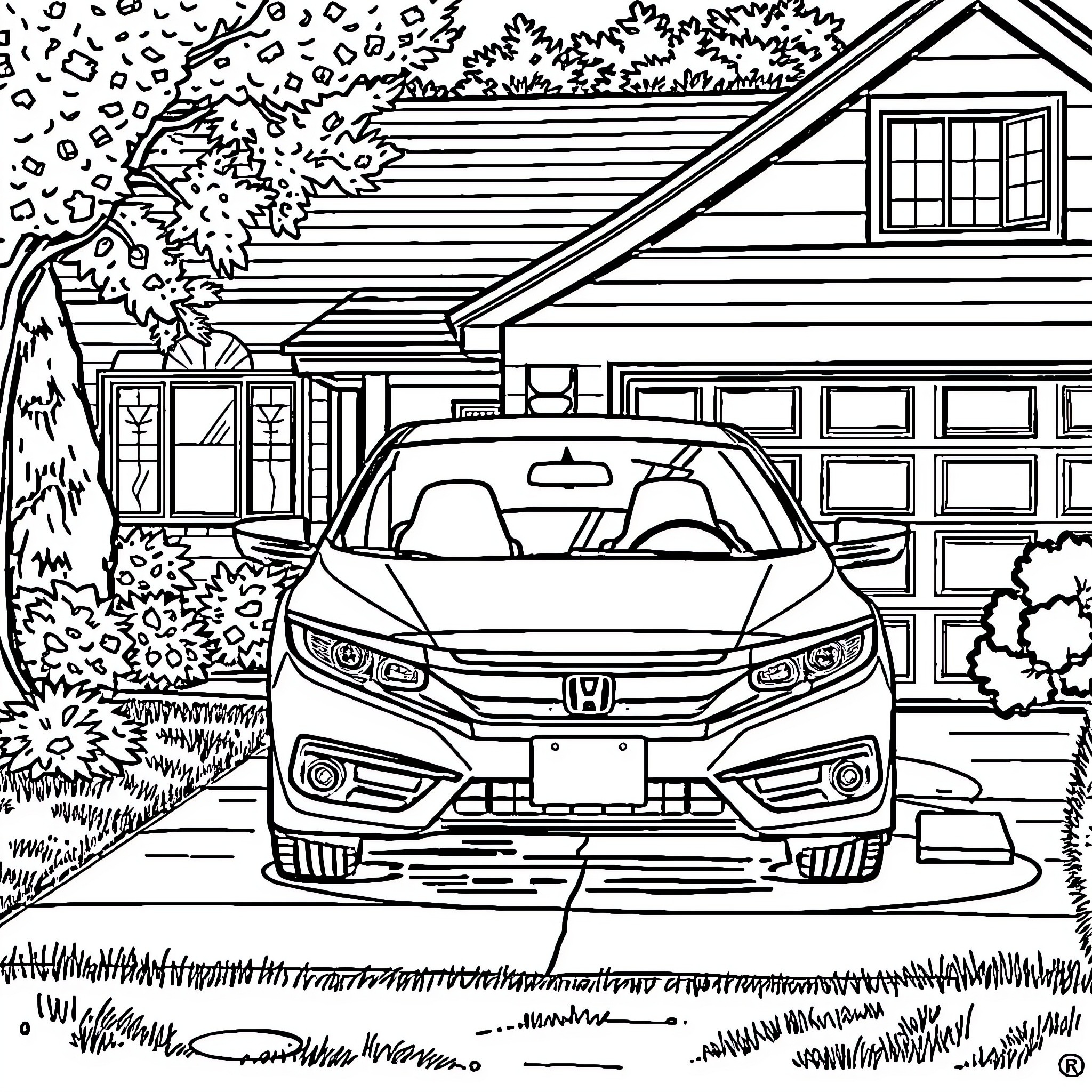 Best Honda Coloring Pages (Free Printable PDF)