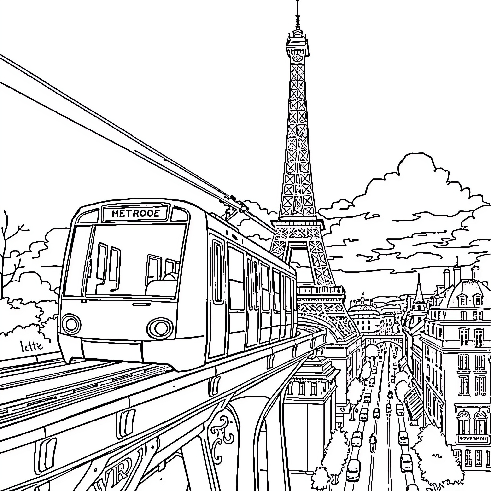 Best Aerial Metro Coloring Pages (Free Printable PDF)