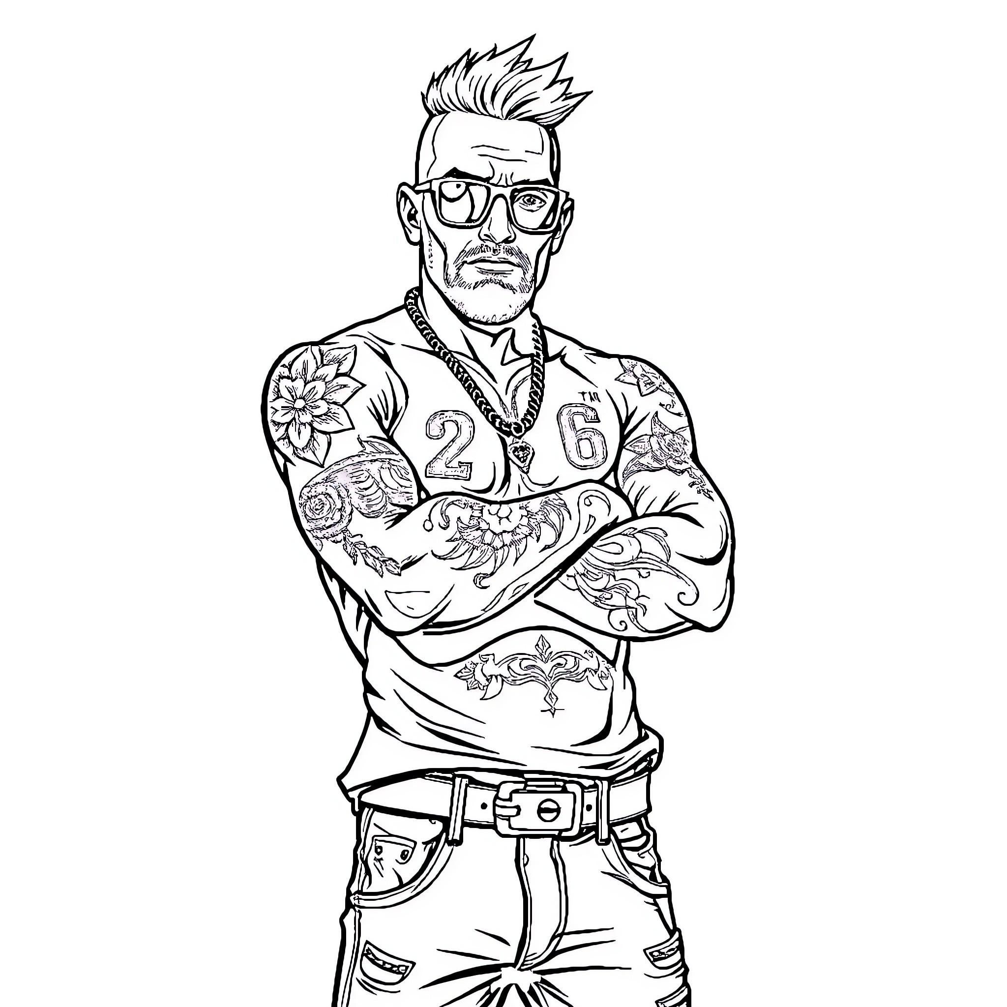 Best Cm Punk Coloring Pages (Free Printable PDF)
