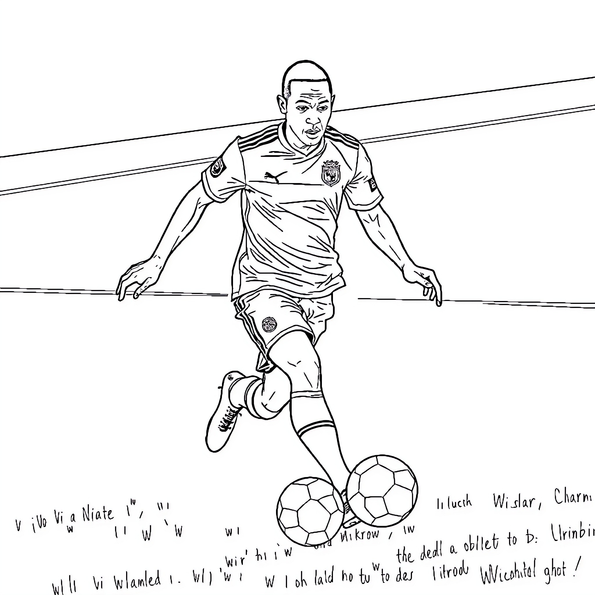 Best Mbappe Coloring Pages (Free Printable PDF)