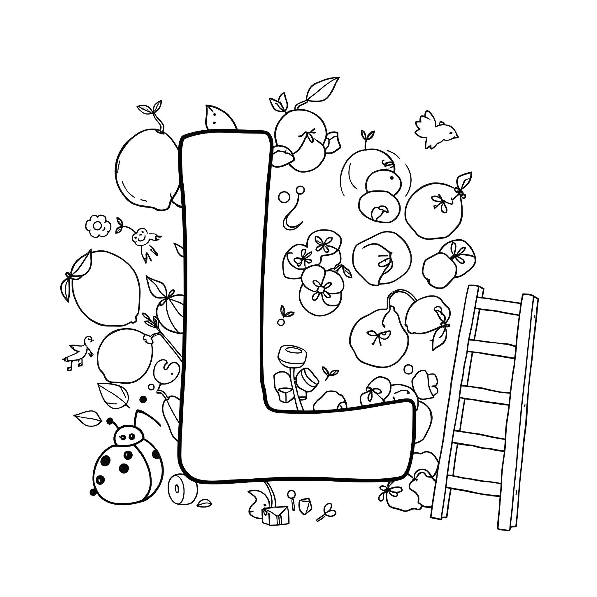 10 Best Letter L Coloring Pages (Free Printable PDFs)