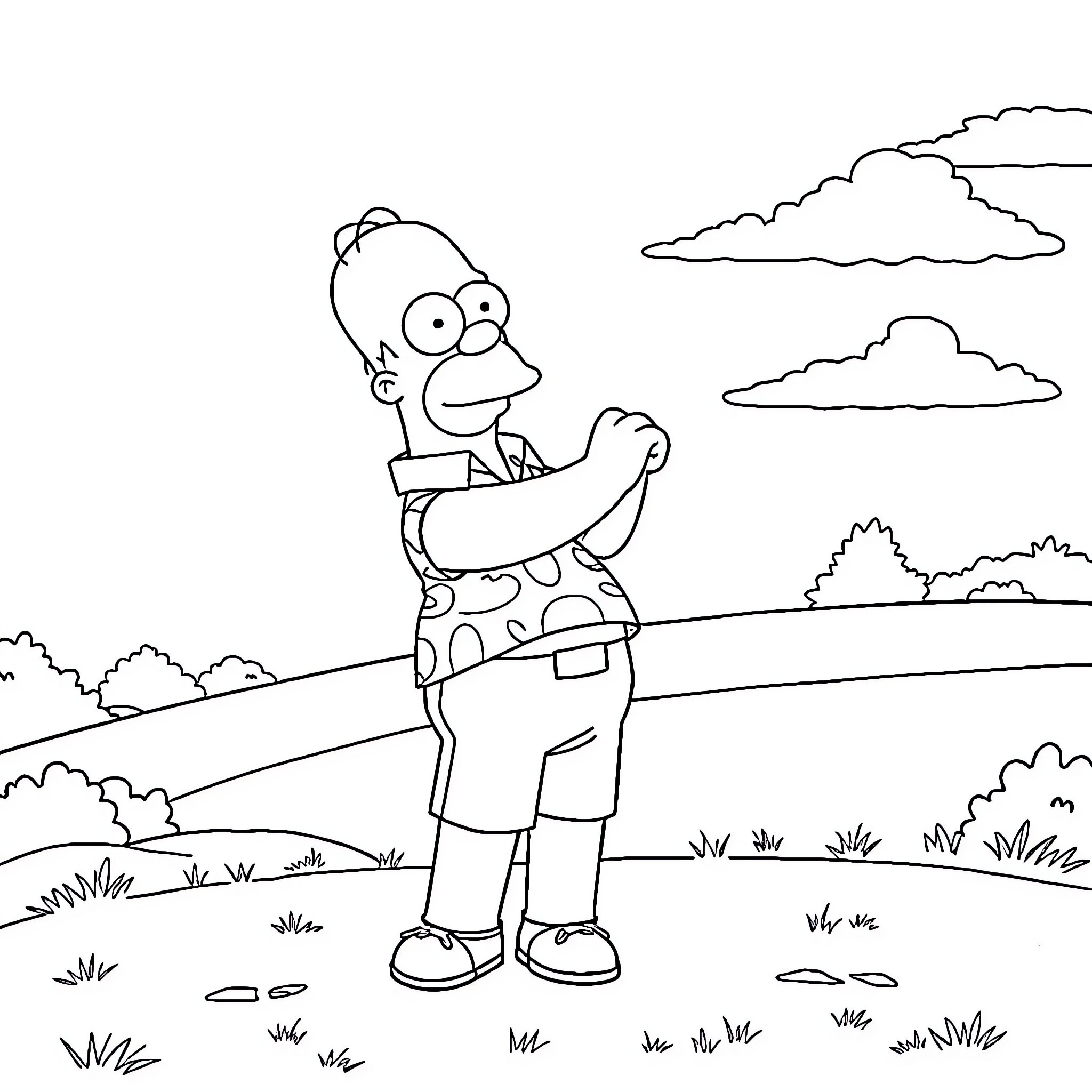112 Best Homer Simpson Coloring Pages (Free Printable PDFs)
