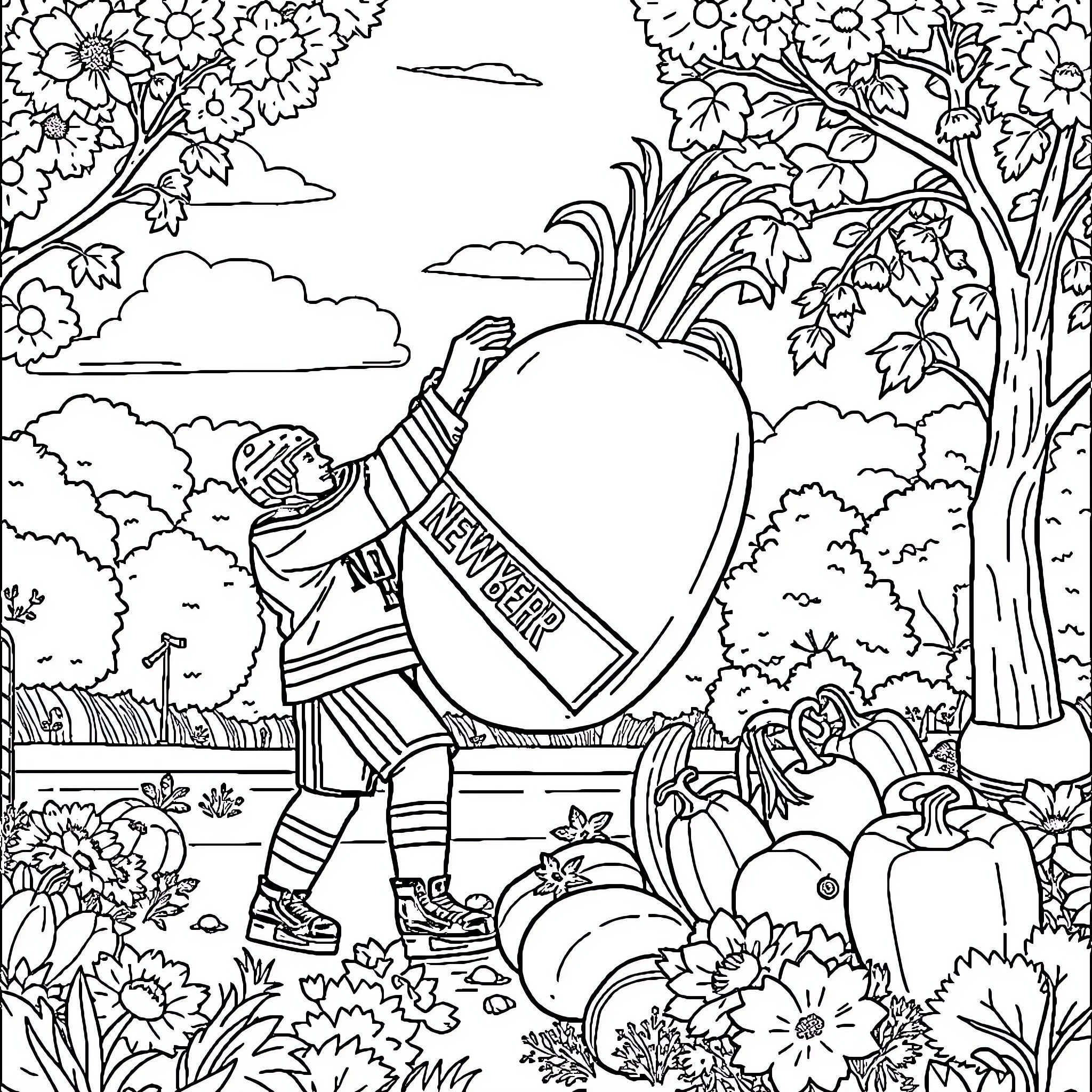 Best Vegetable Coloring Pages (Free Printable PDF)